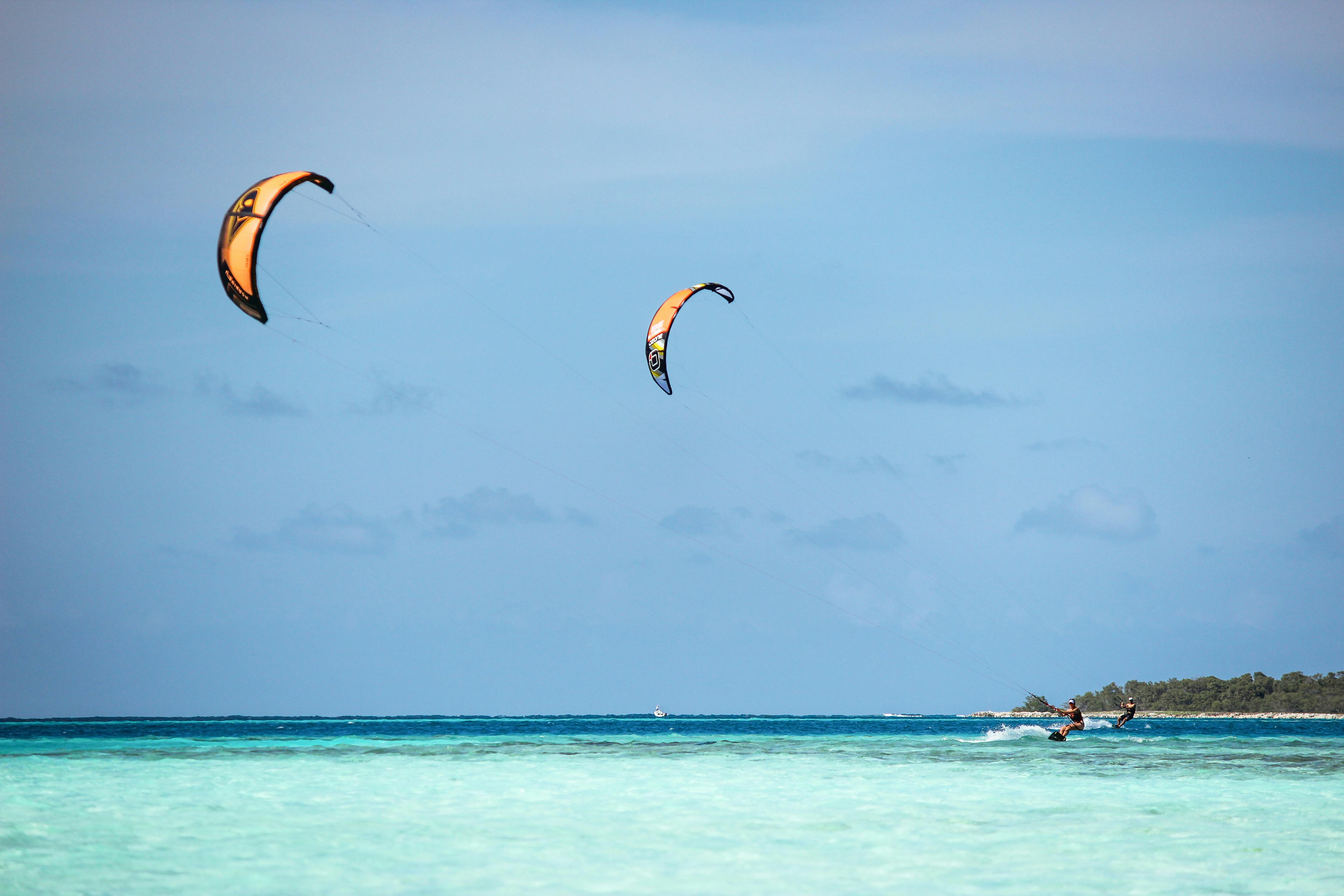 Kitesurfing Adventure in Los Roques, Venezuela · Free Stock Photo
