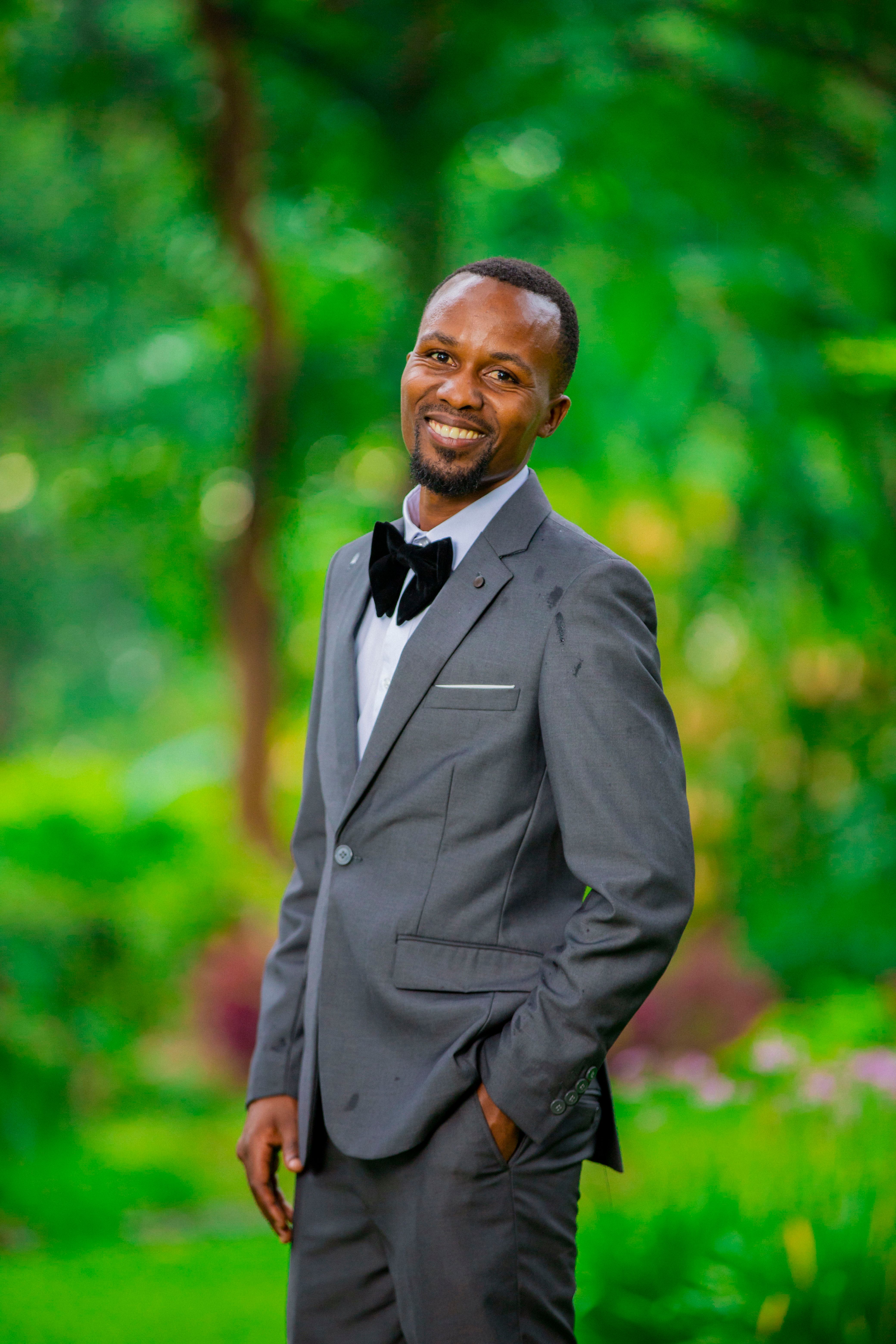 Confident Man in Formal Suit Outdoor Portrait · Free Stock Photo
