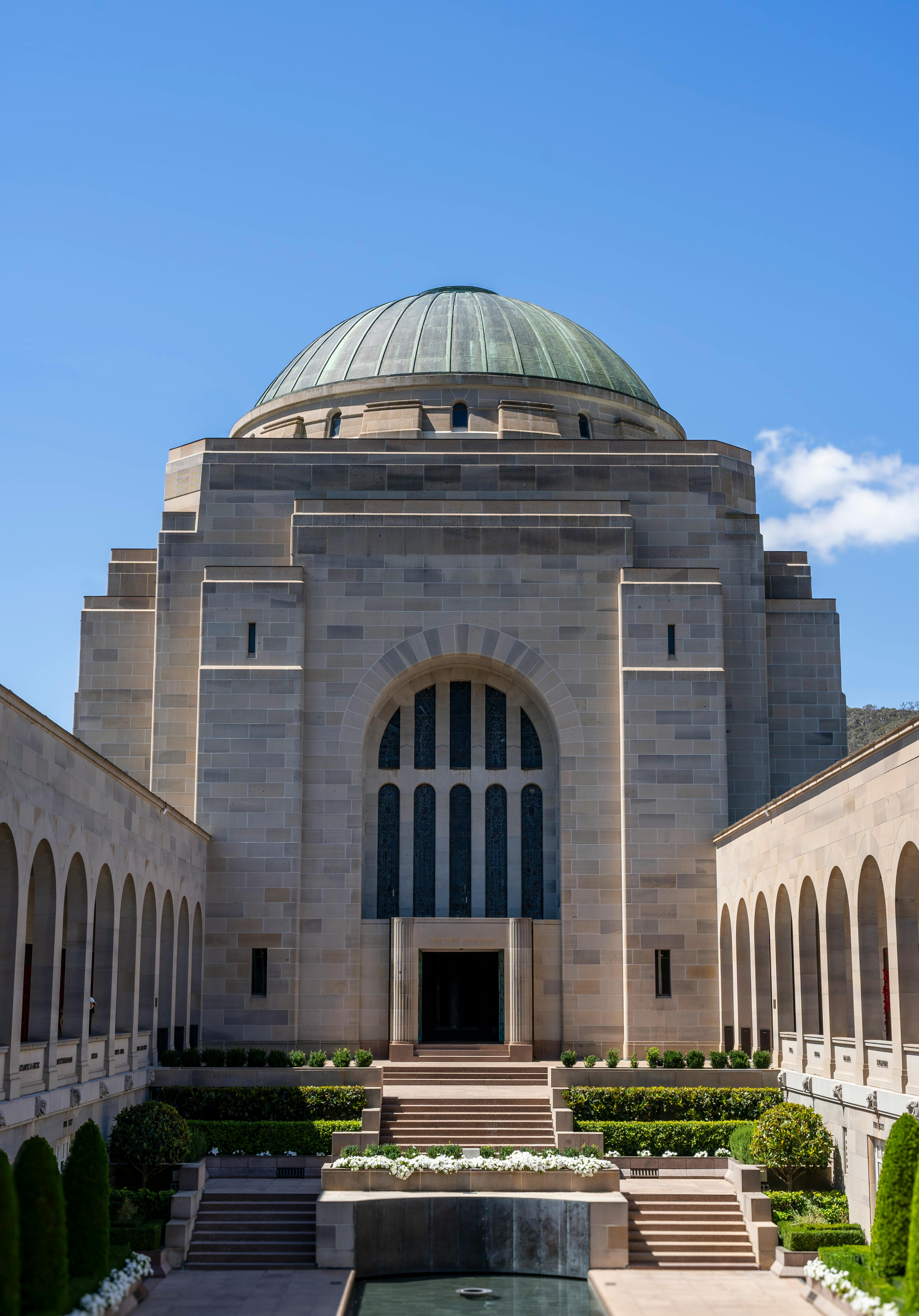 Australian War Memorial in Canberra under Blue Sky · Free Stock Photo