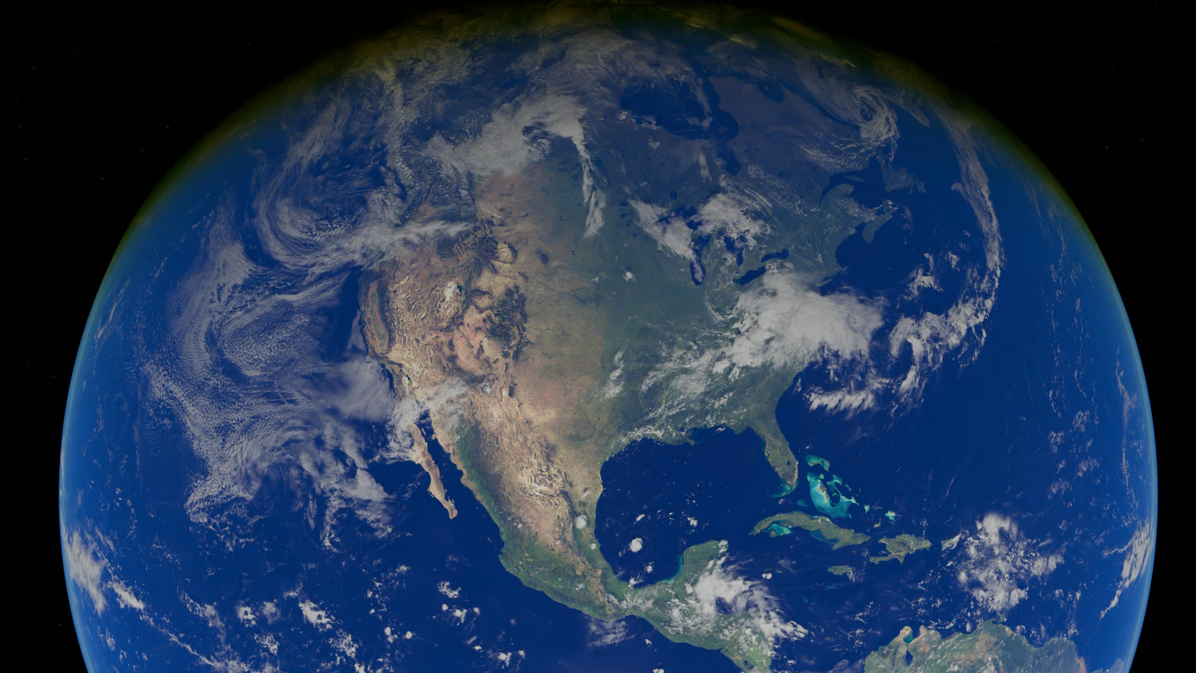 Stunning View of North America from Space · Free Stock Photo