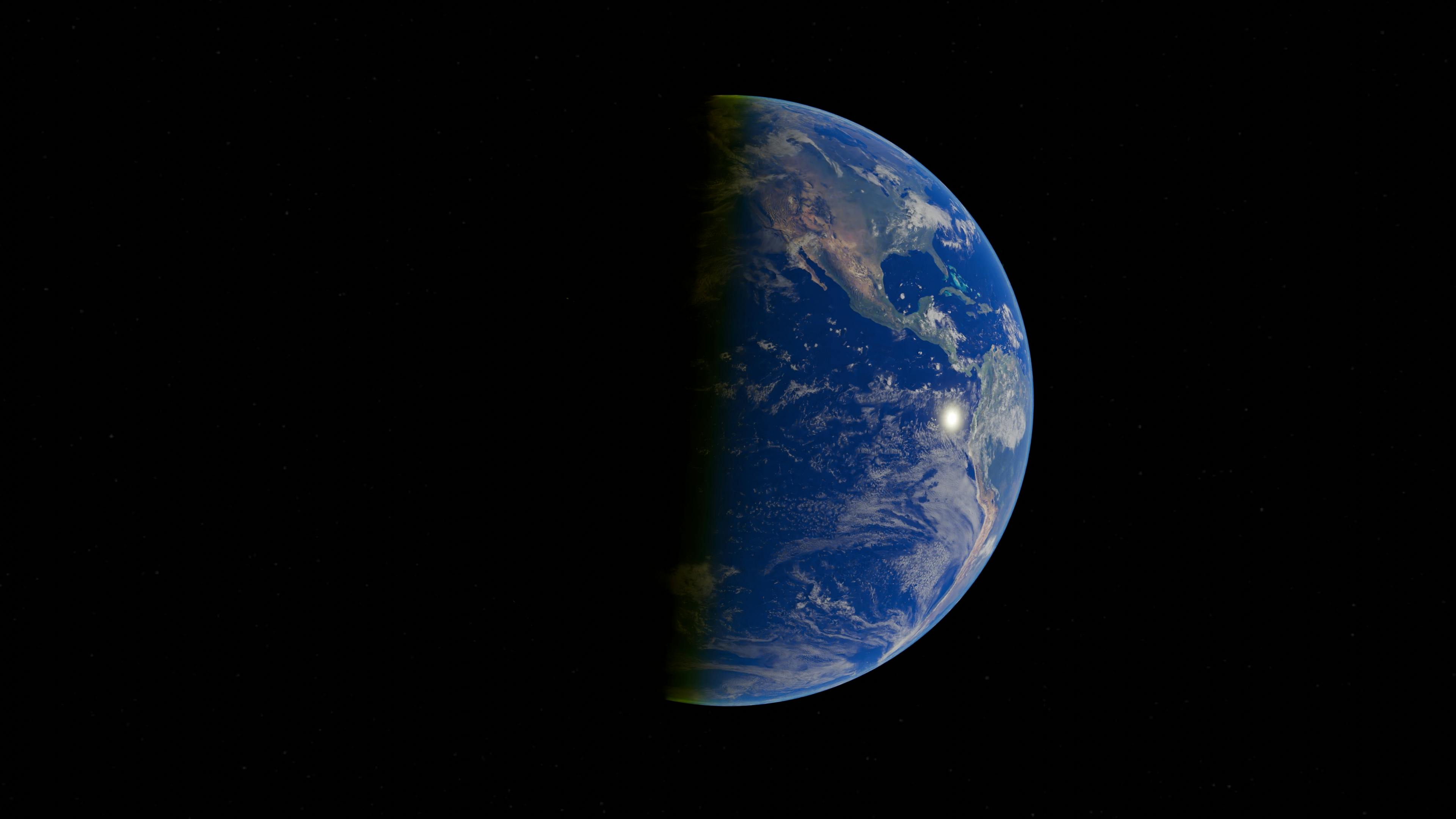 Atemberaubender Blick Auf Die Erde Aus Dem Weltraum · Kostenloses Stock ...