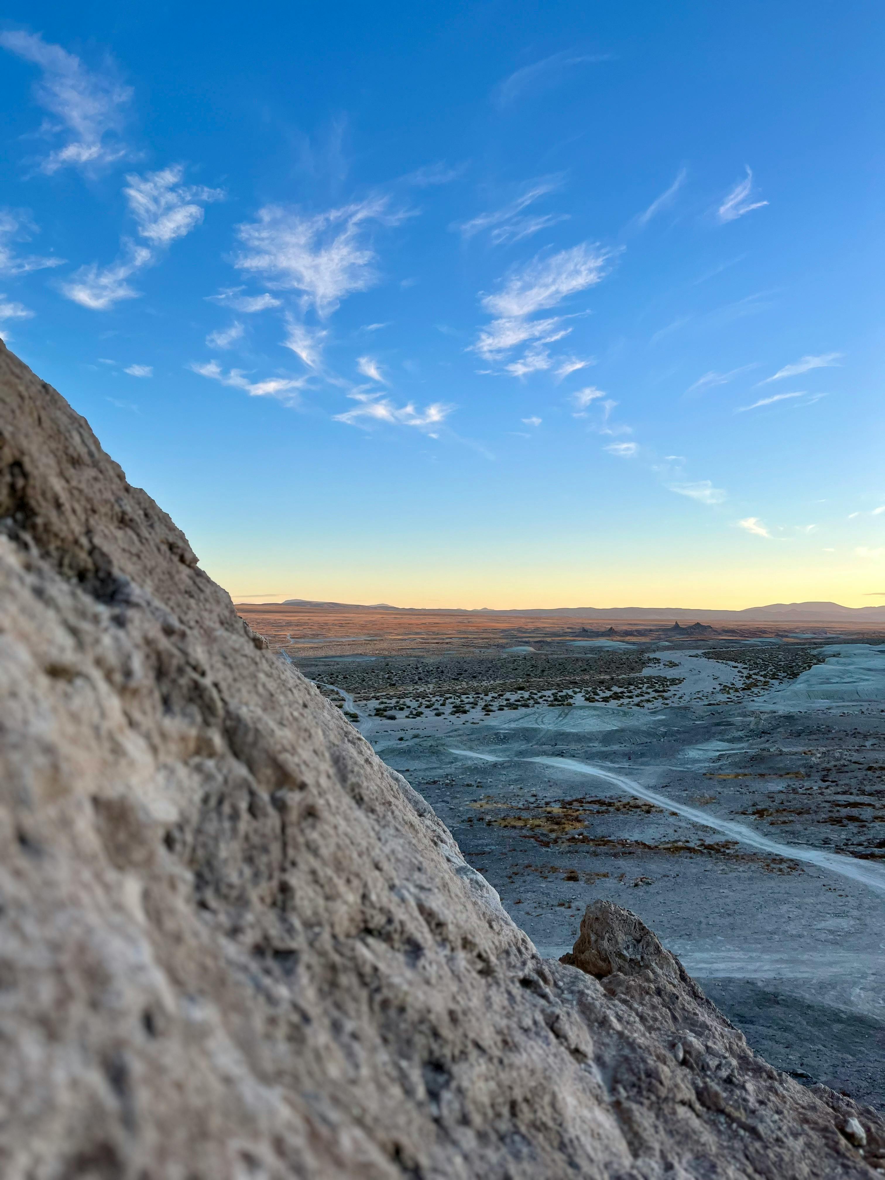 Desert Landscape View from Trona Pinnacles · Free Stock Photo
