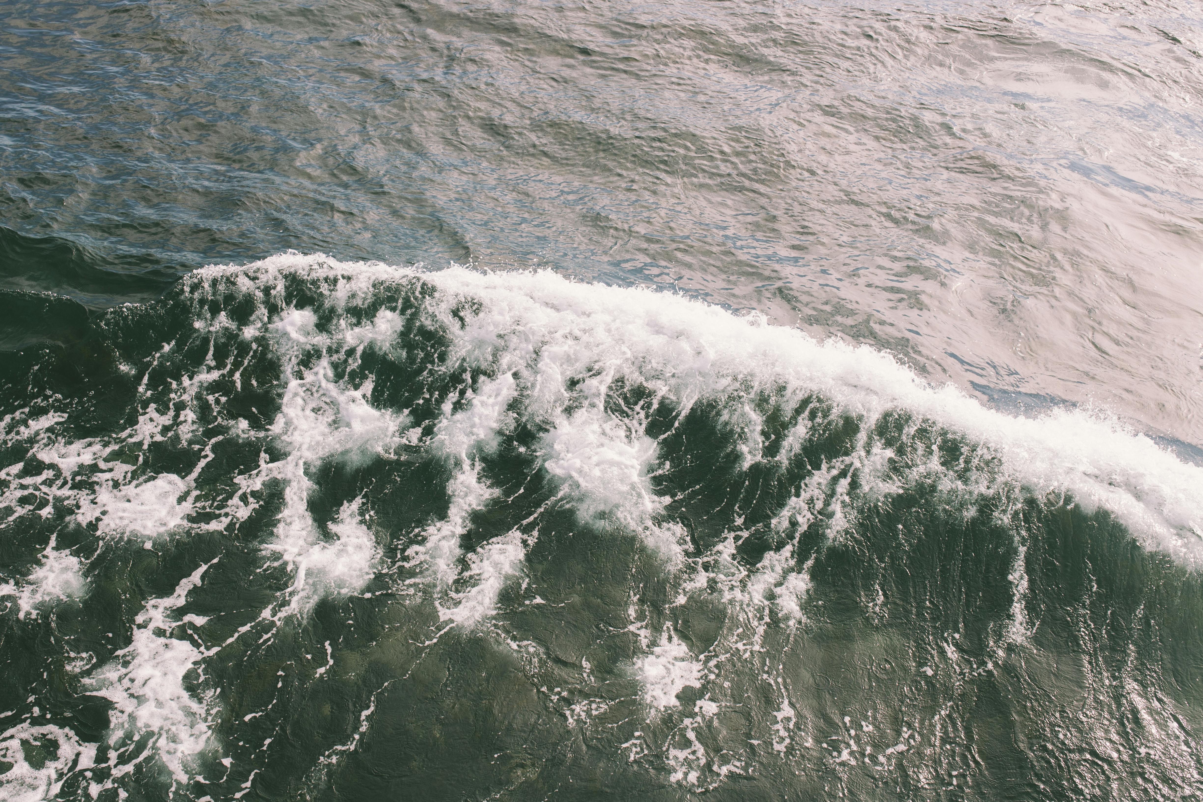 Person Surfing on Sea Waves · Free Stock Photo