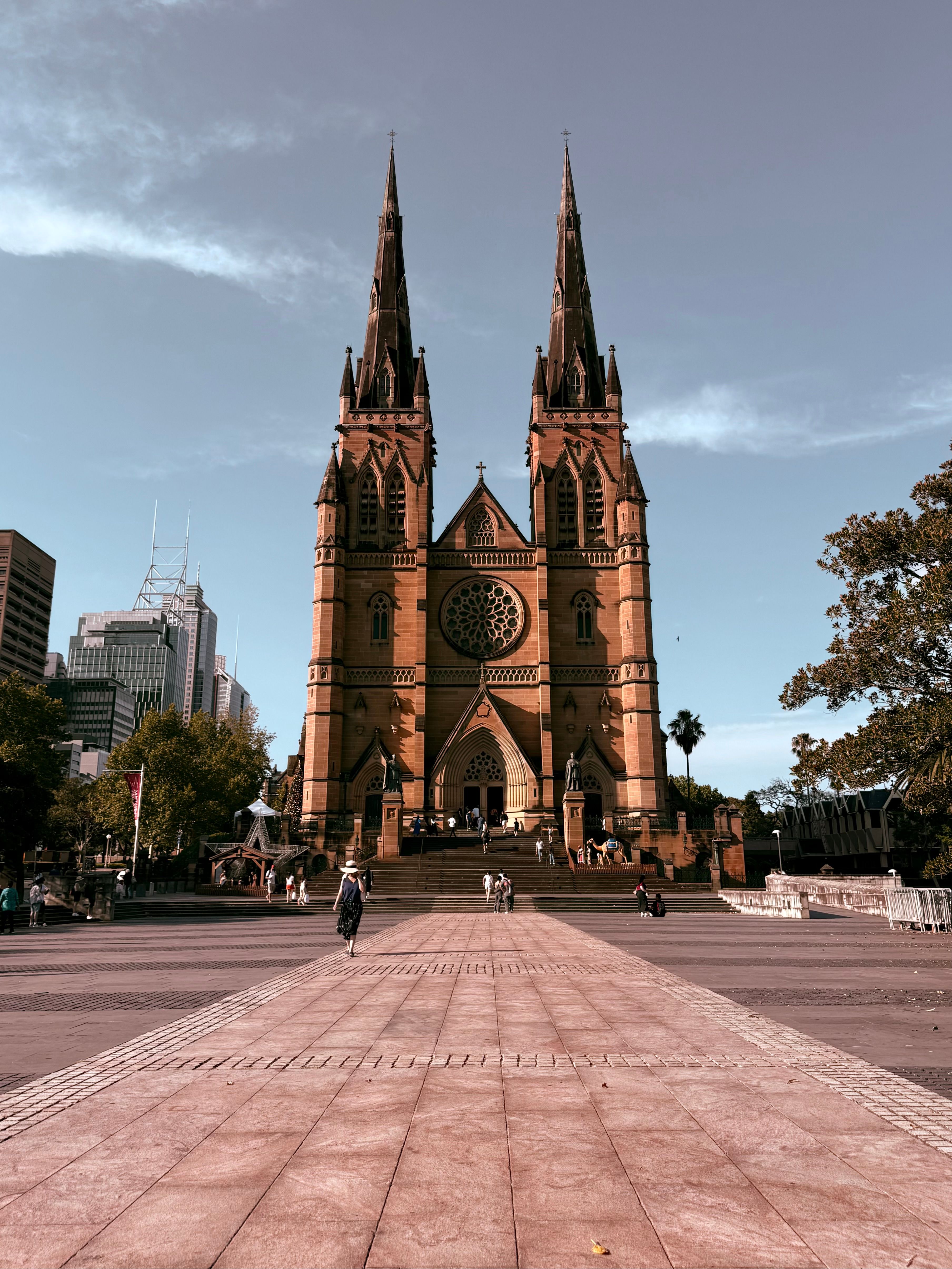La Catedral De Santa María En Sídney En Un Día Soleado · Foto de stock ...