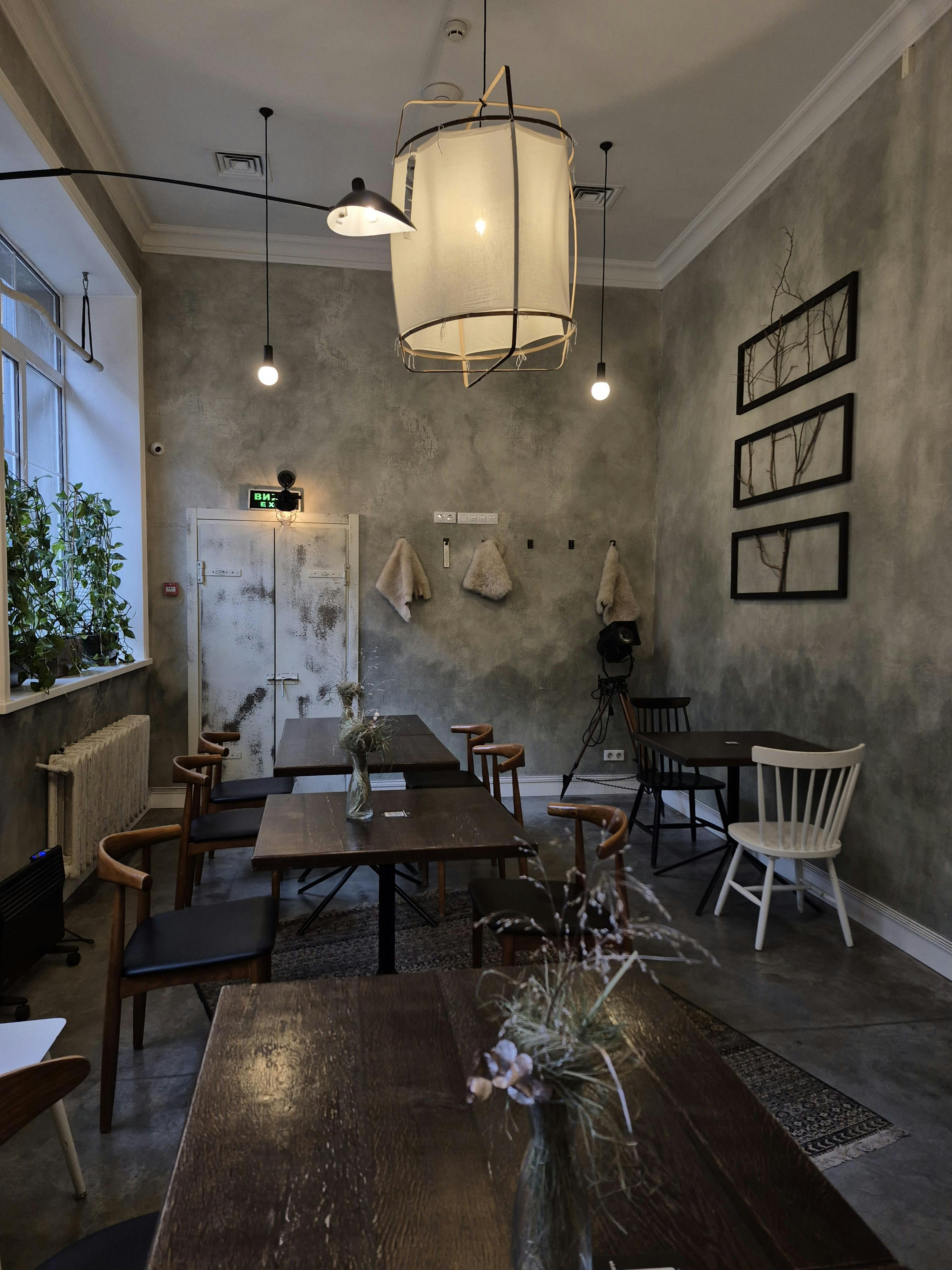 Cozy Cafe Interior with Minimalist Decor · Free Stock Photo