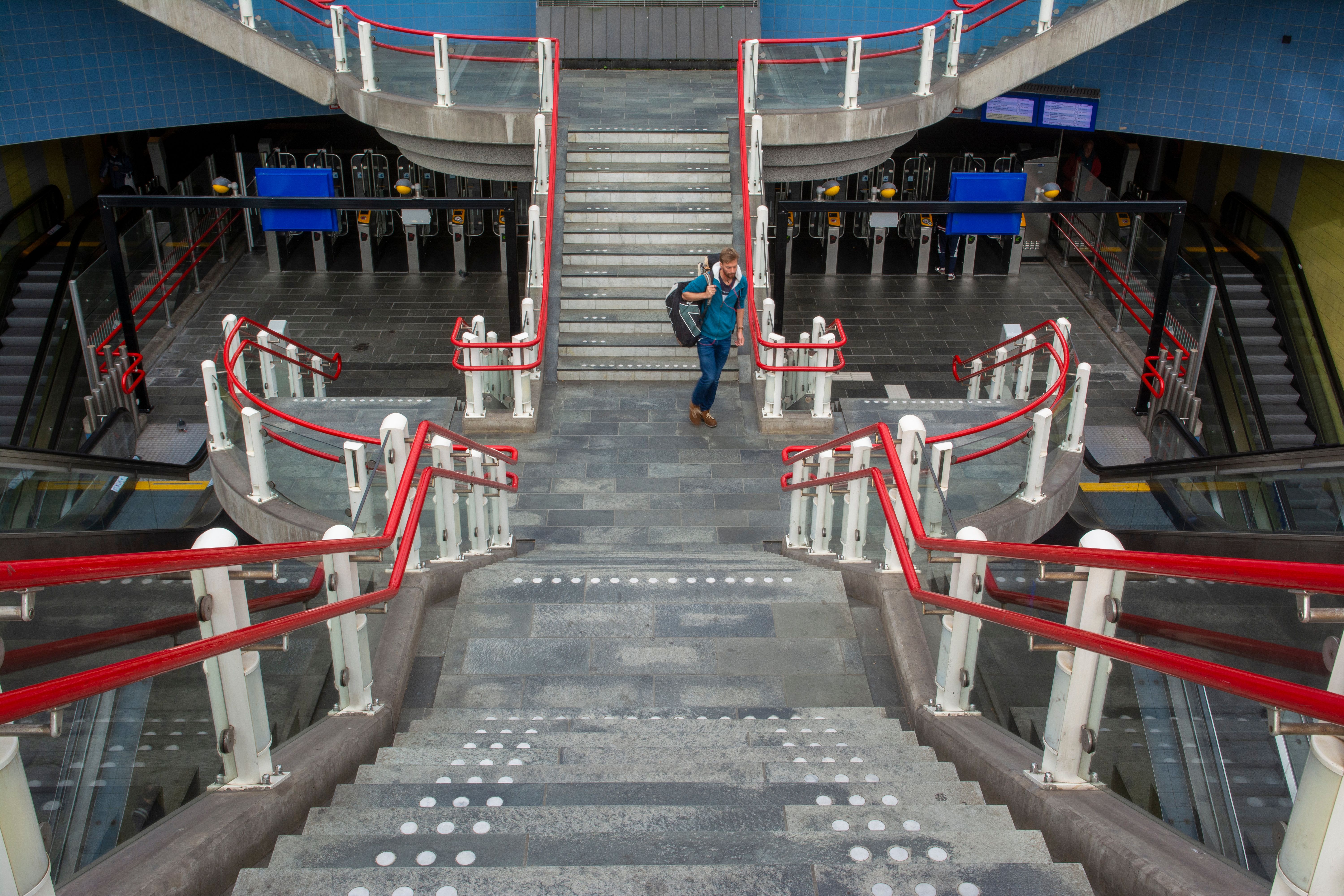 Escalators and Stairs in Rotterdam Station · Free Stock Photo