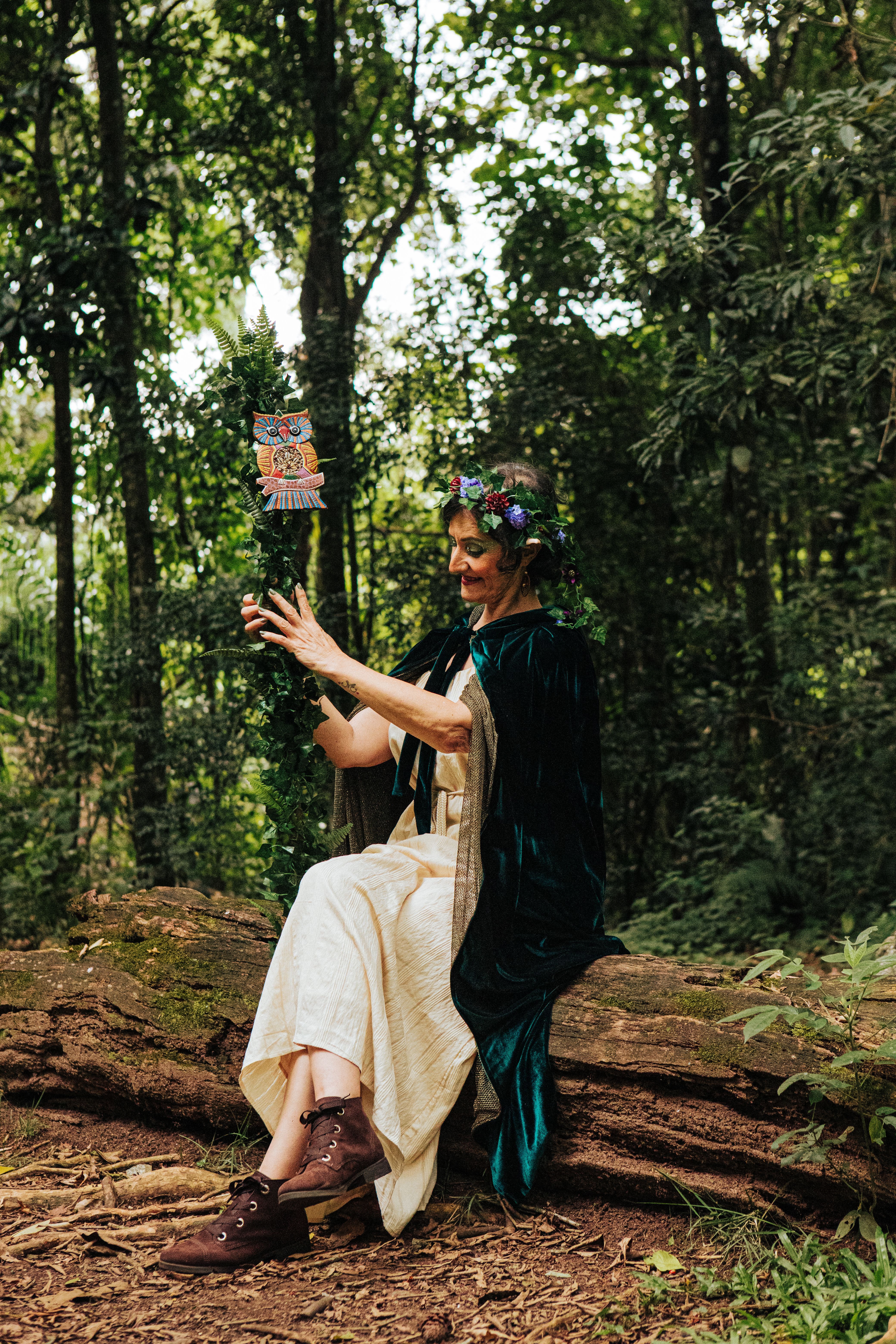 Mystical Forest Elf in Enchanted Woodland · Free Stock Photo