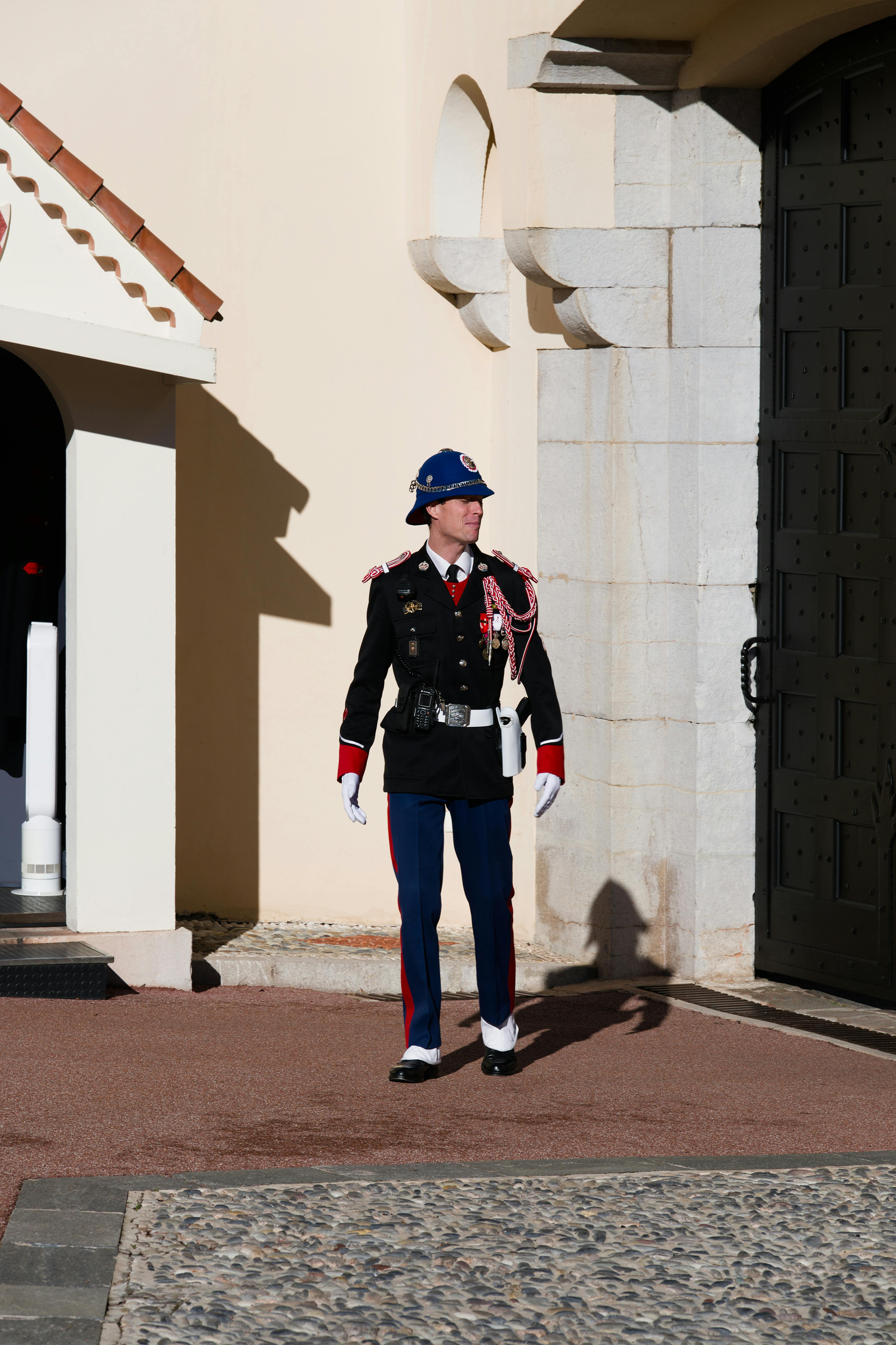 Monaco Palace Guard on Duty in Full Uniform · Free Stock Photo