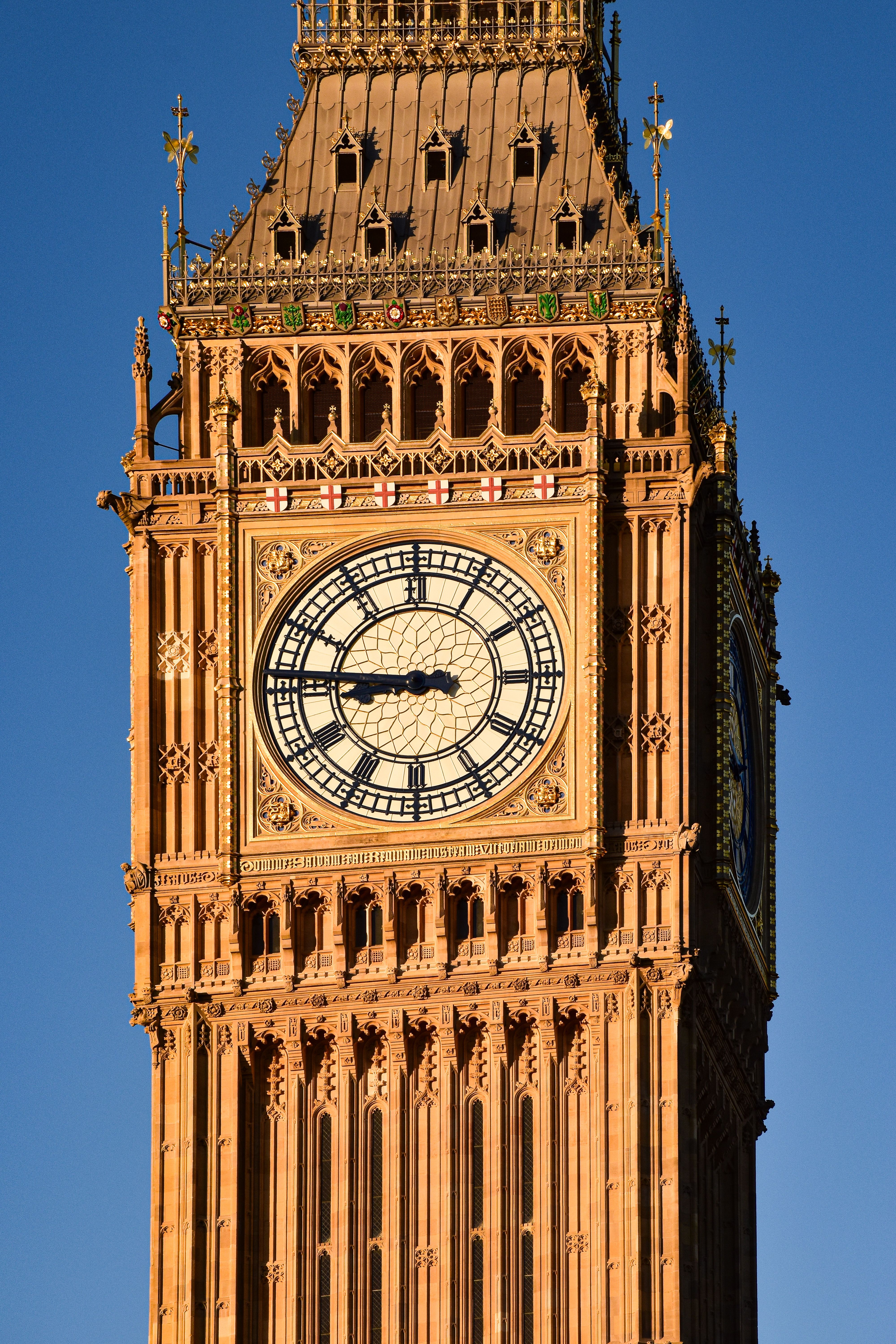 Close-up of Big Ben Tower Clock in London · Free Stock Photo