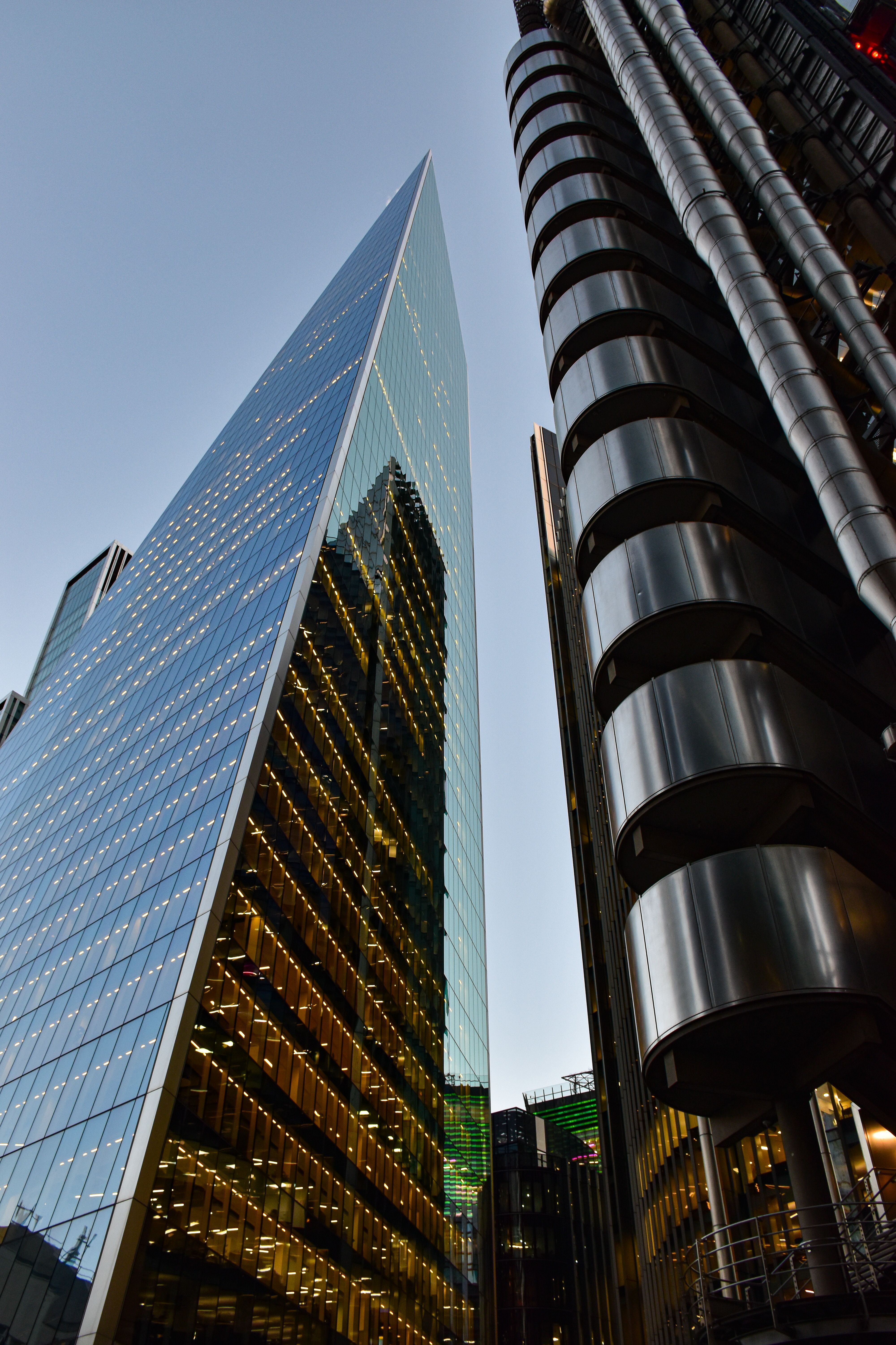 Modern London Skyscrapers Against Clear Sky · Free Stock Photo