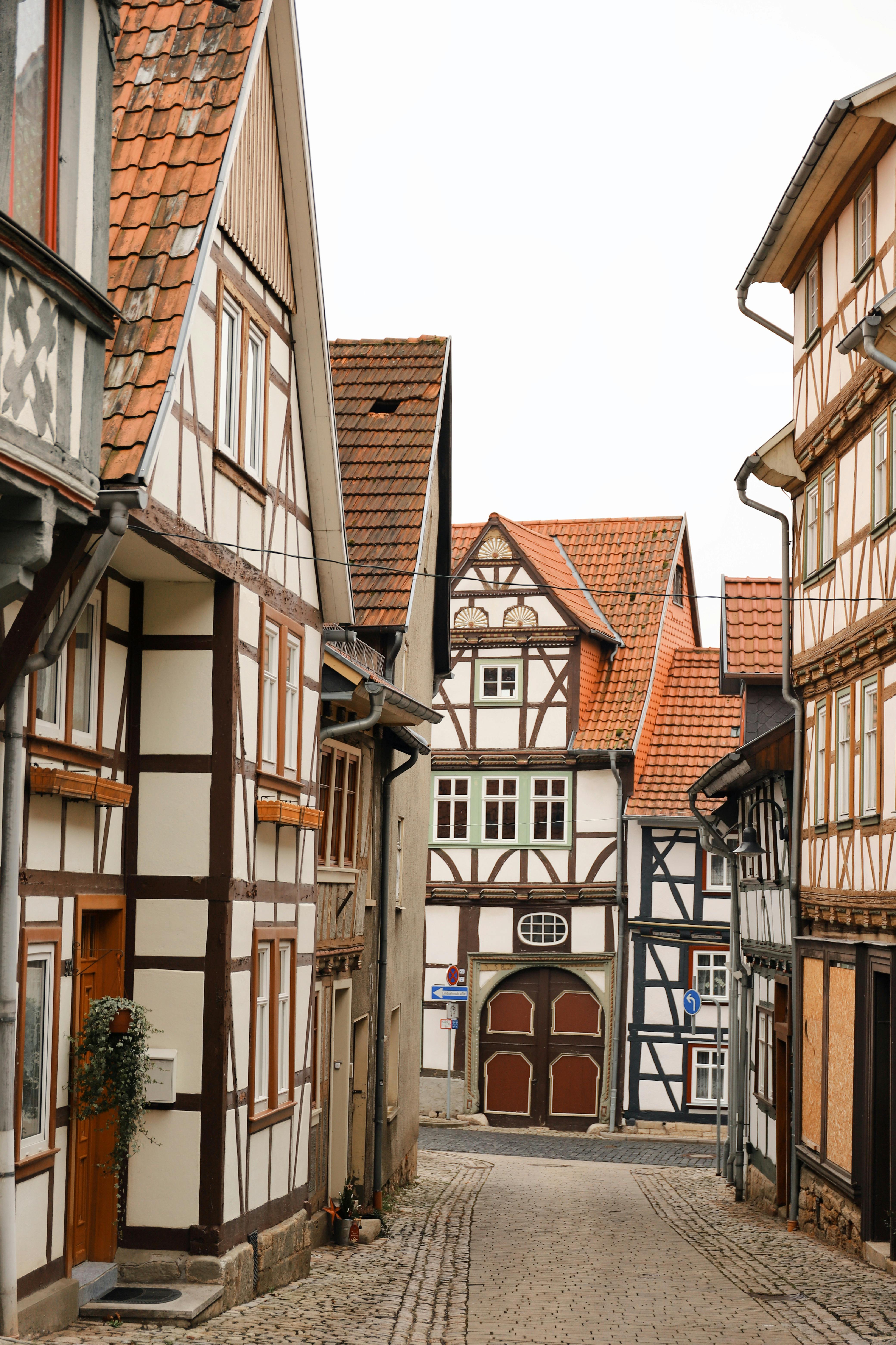 Charming Half-Timbered Houses in Treffurt, Germany · Free Stock Photo