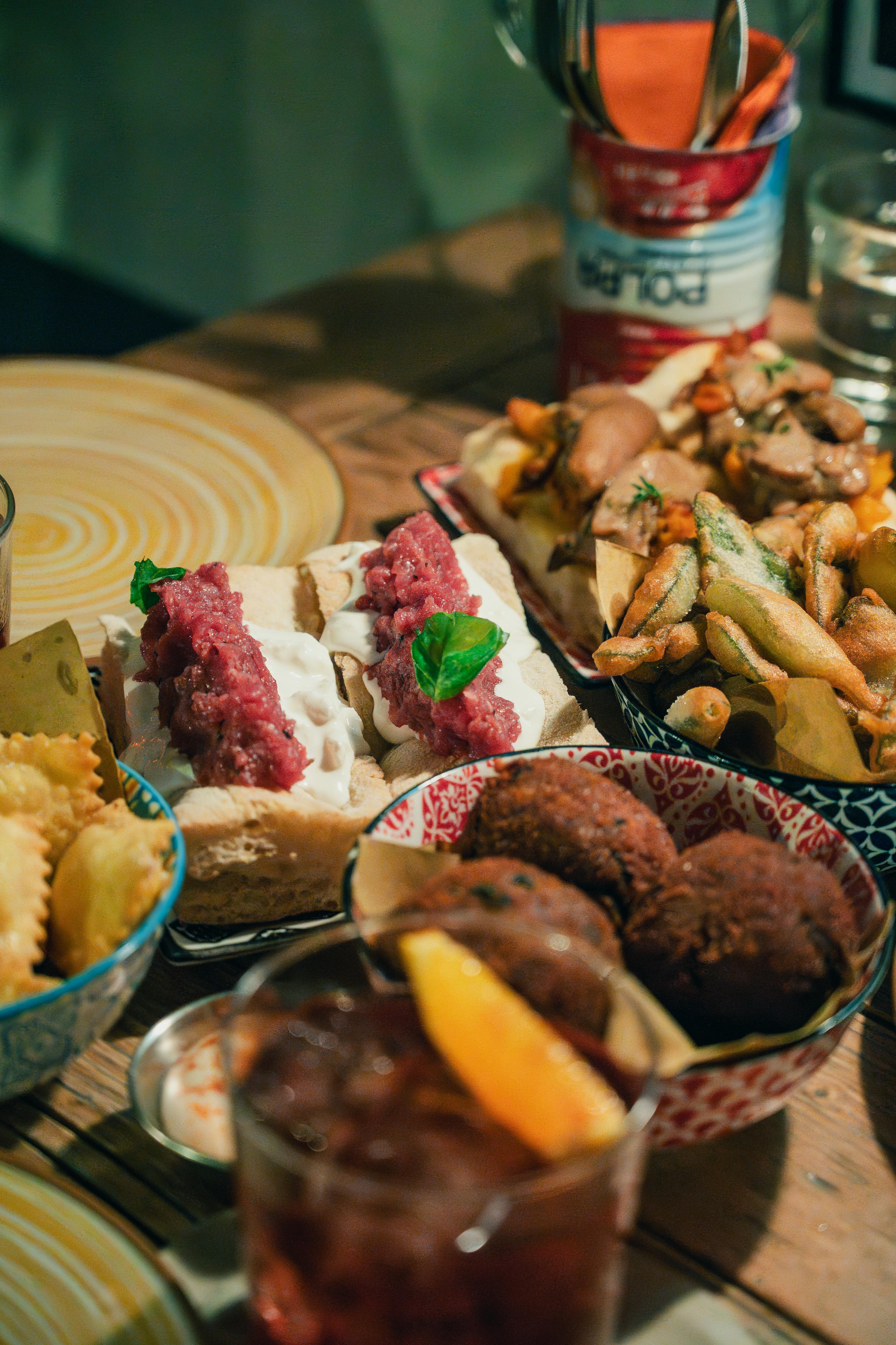 Delicious Italian Tapas in Brescia Dine Setting · Free Stock Photo