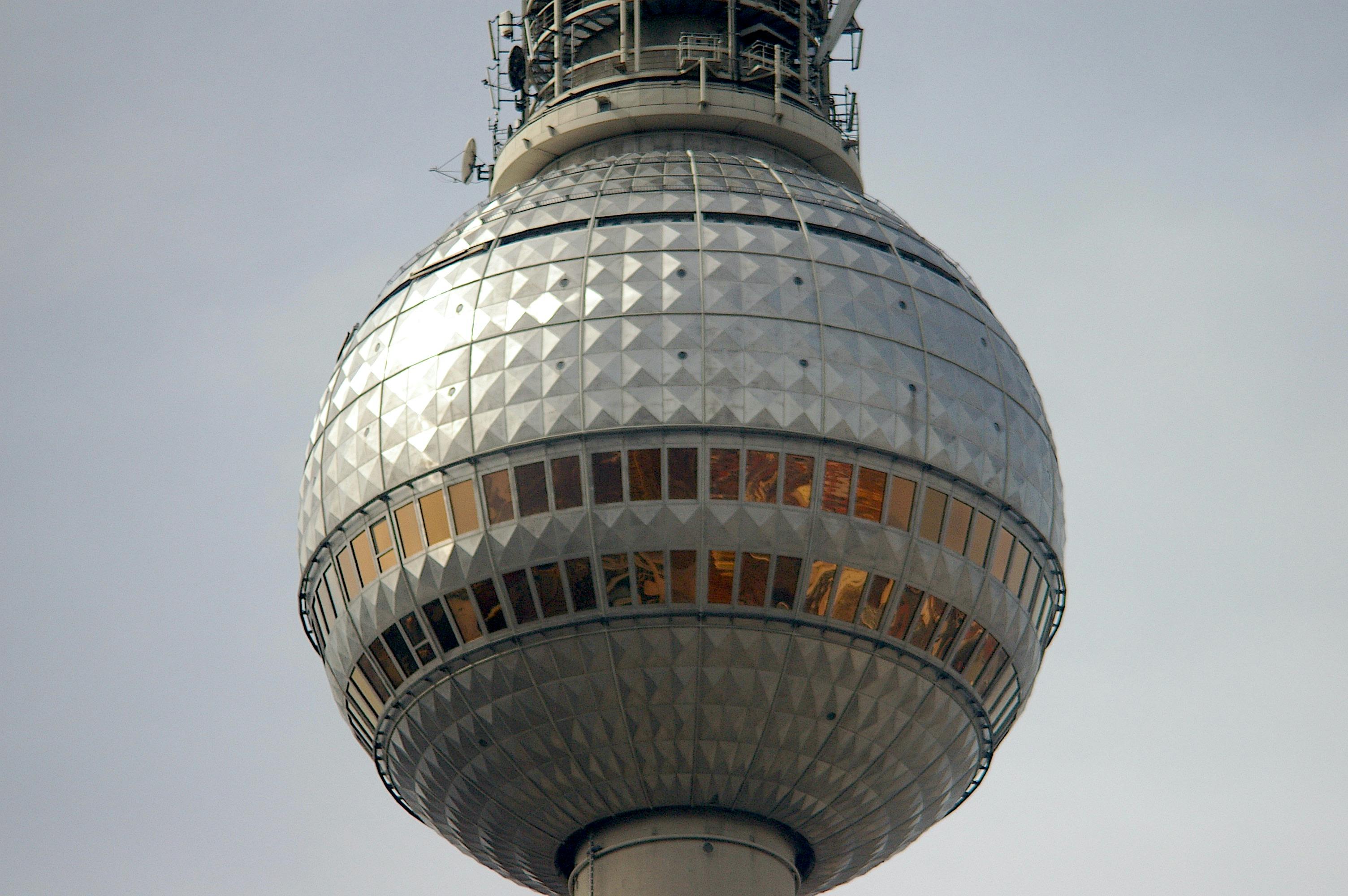 Close-up of Berlin Television Tower's Sphere · Free Stock Photo
