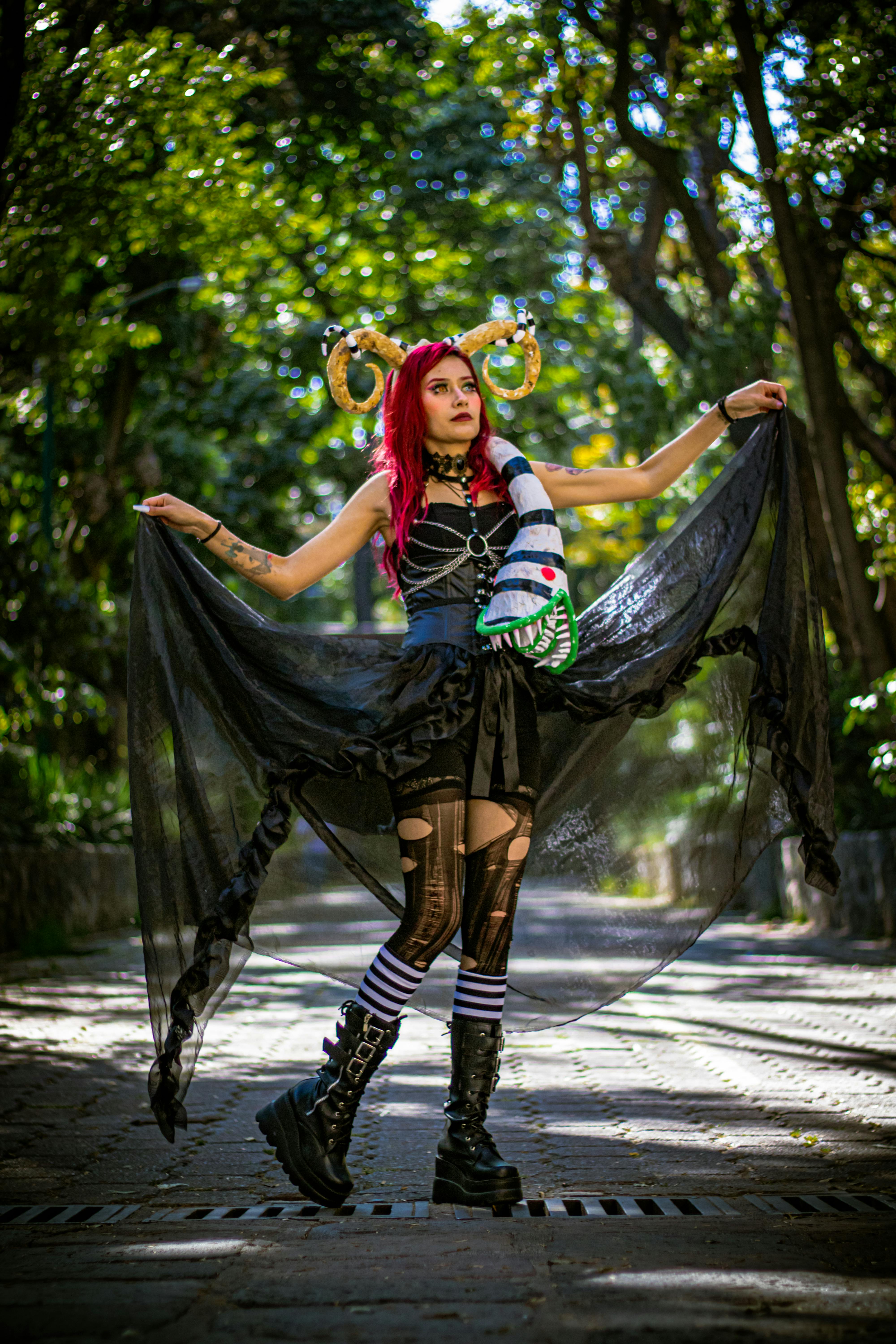 Creative Cosplay in Ciudad de México Park · Free Stock Photo