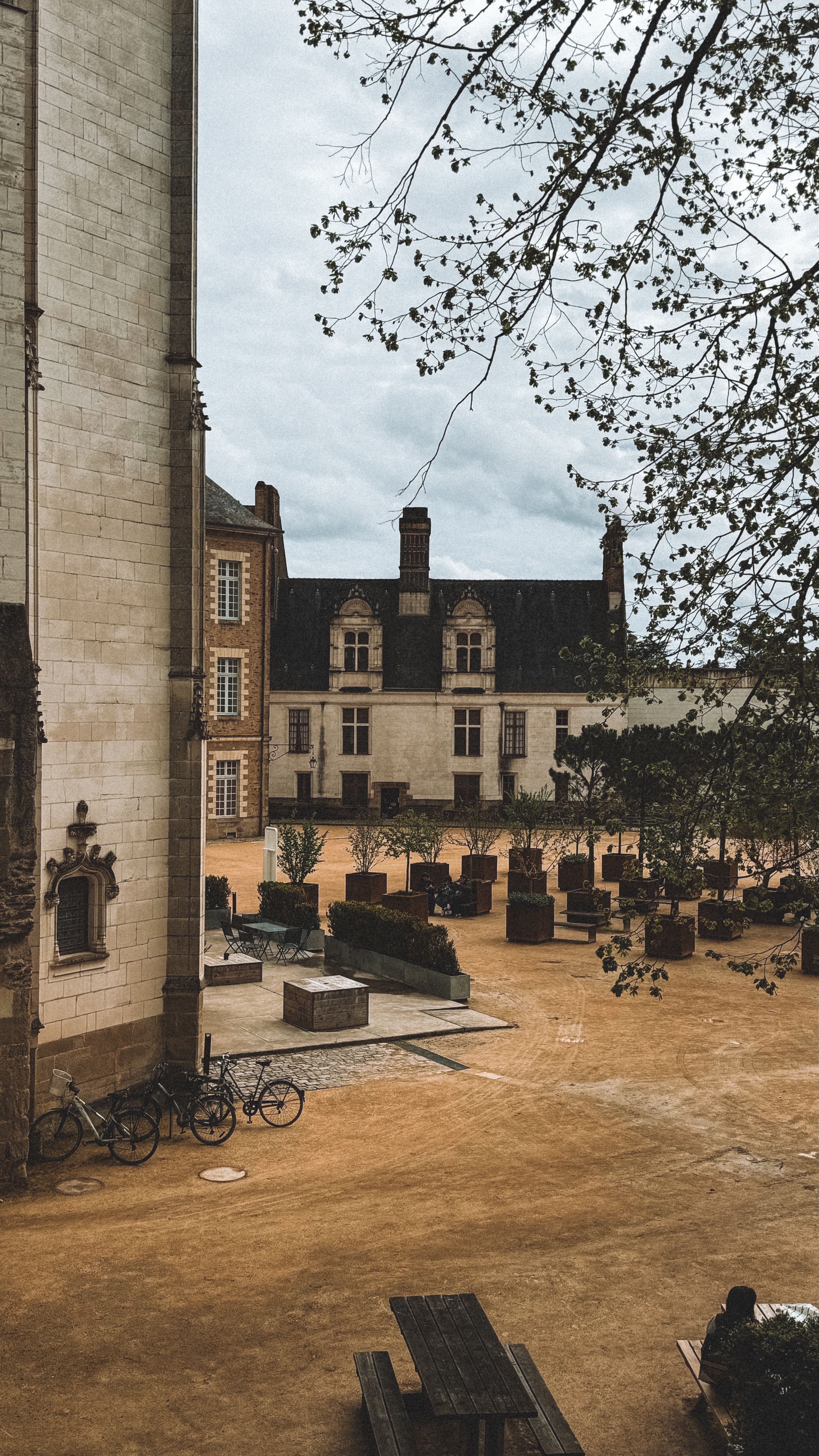 Historic Château Courtyard in Nantes France · Free Stock Photo