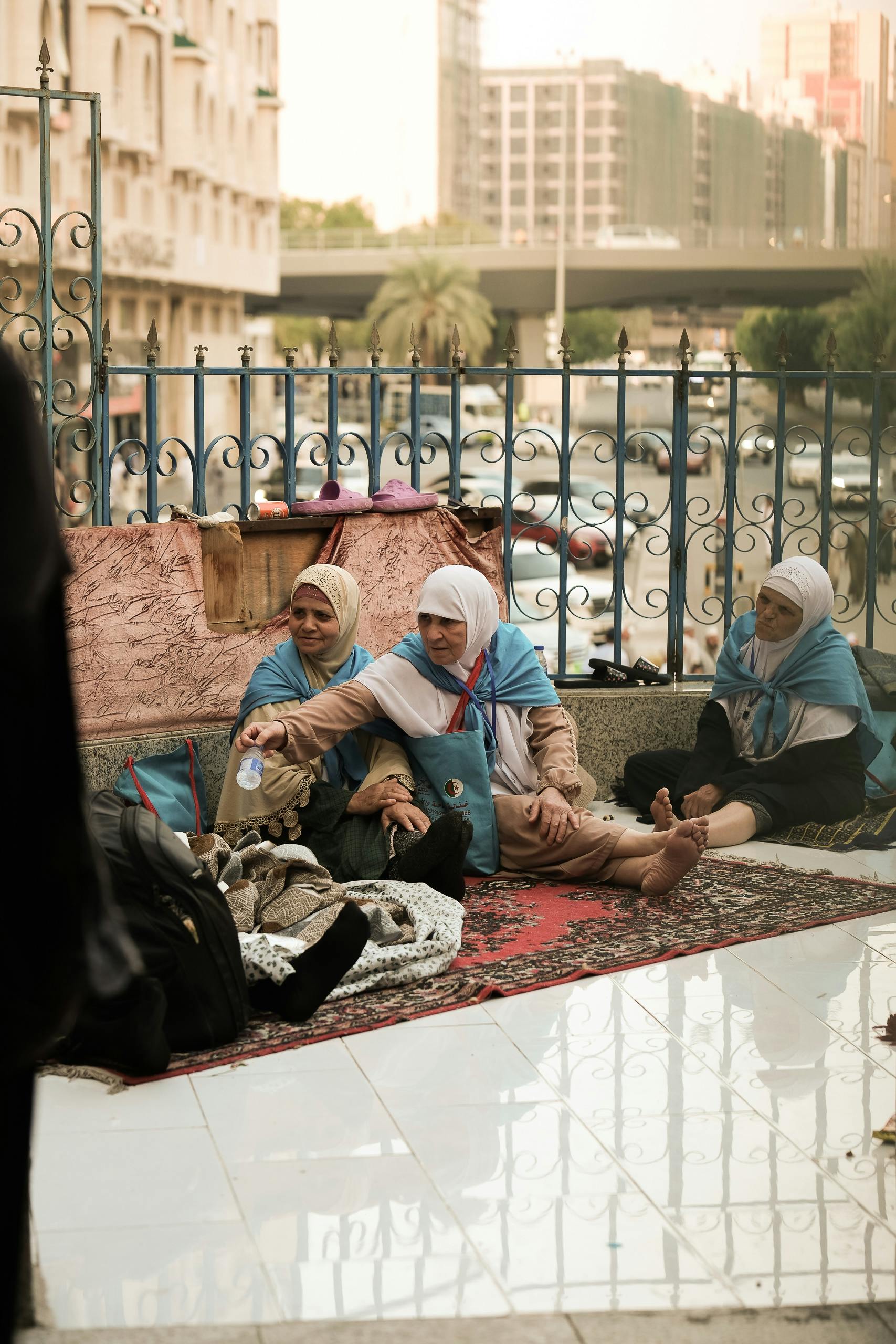 People Relaxing in a Saudi Arabian Street · Free Stock Photo