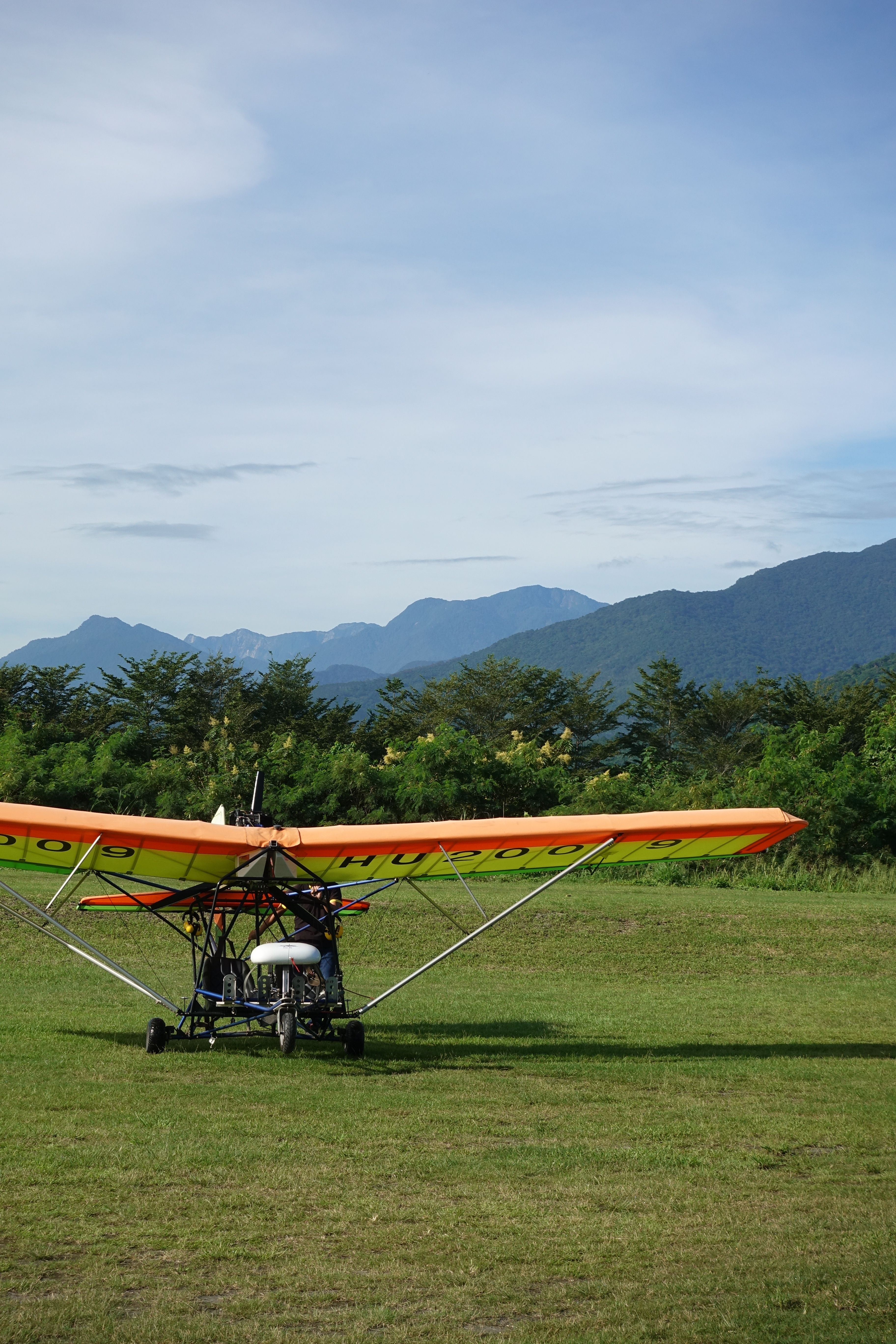 Ultralight Aircraft Parked in Hualien, Taiwan Field · Free Stock Photo