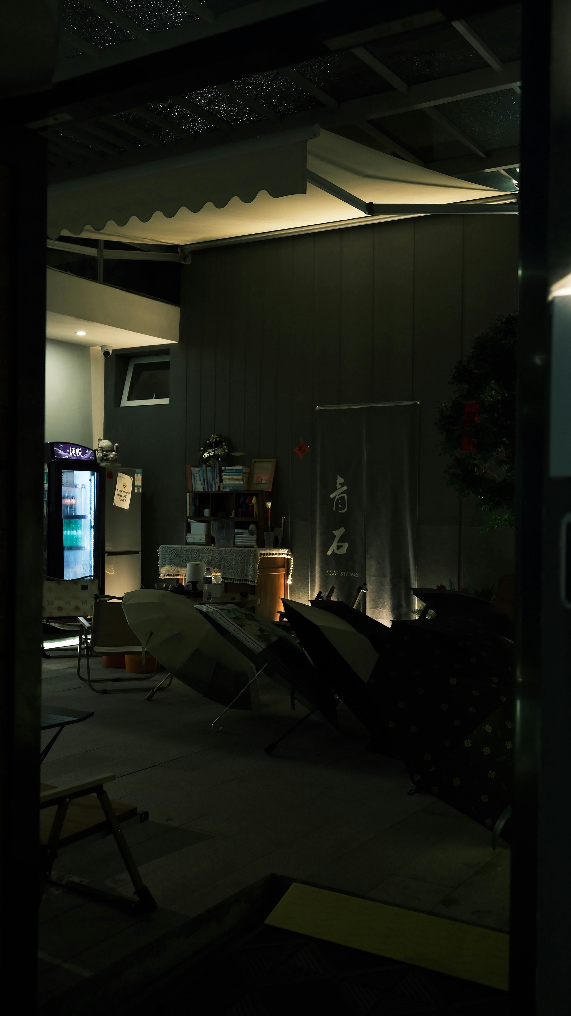 Cozy Indoor Seating Area with Soft Lighting · Free Stock Photo