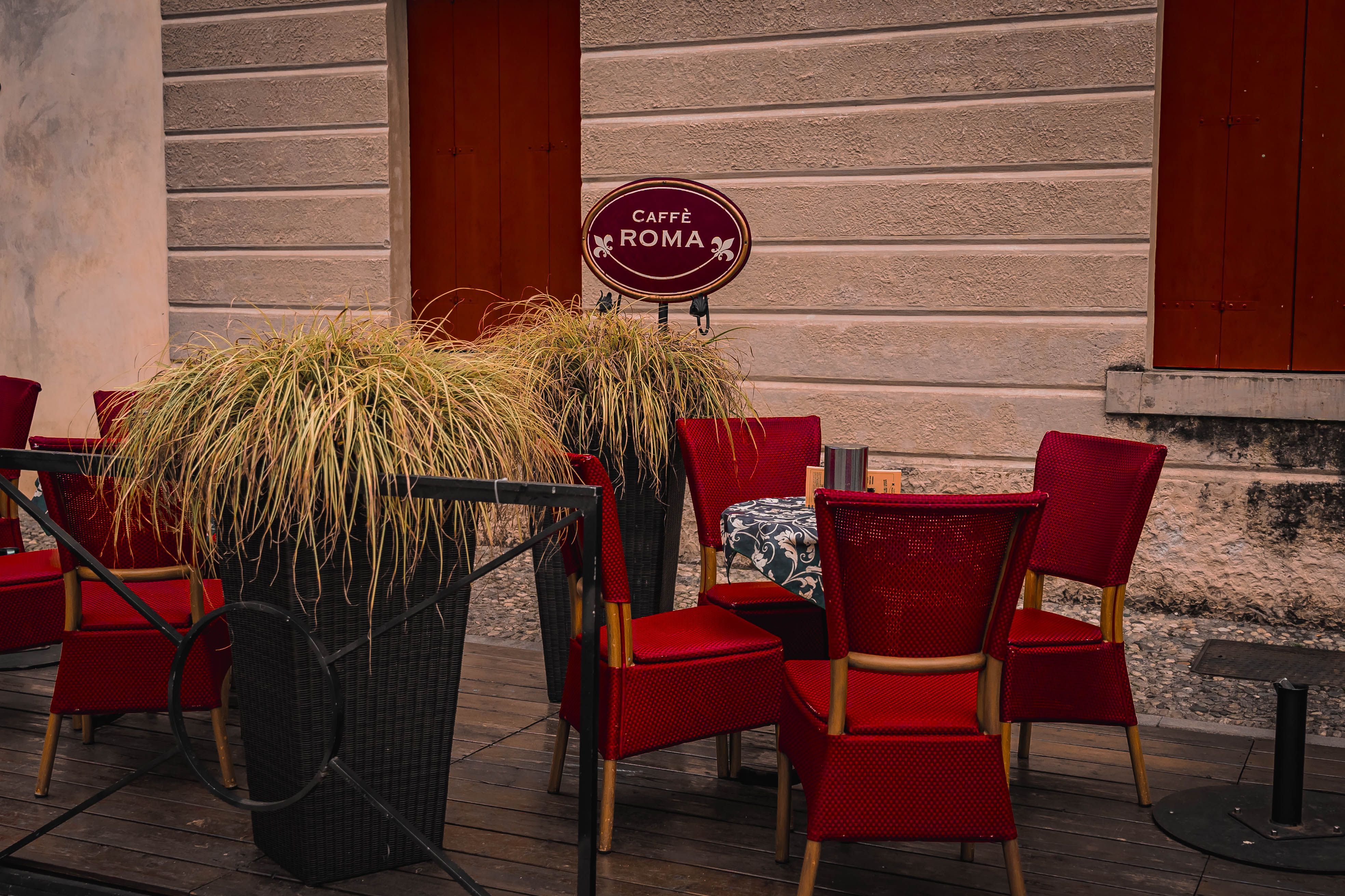 Charming Outdoor Café Seating in European City · Free Stock Photo
