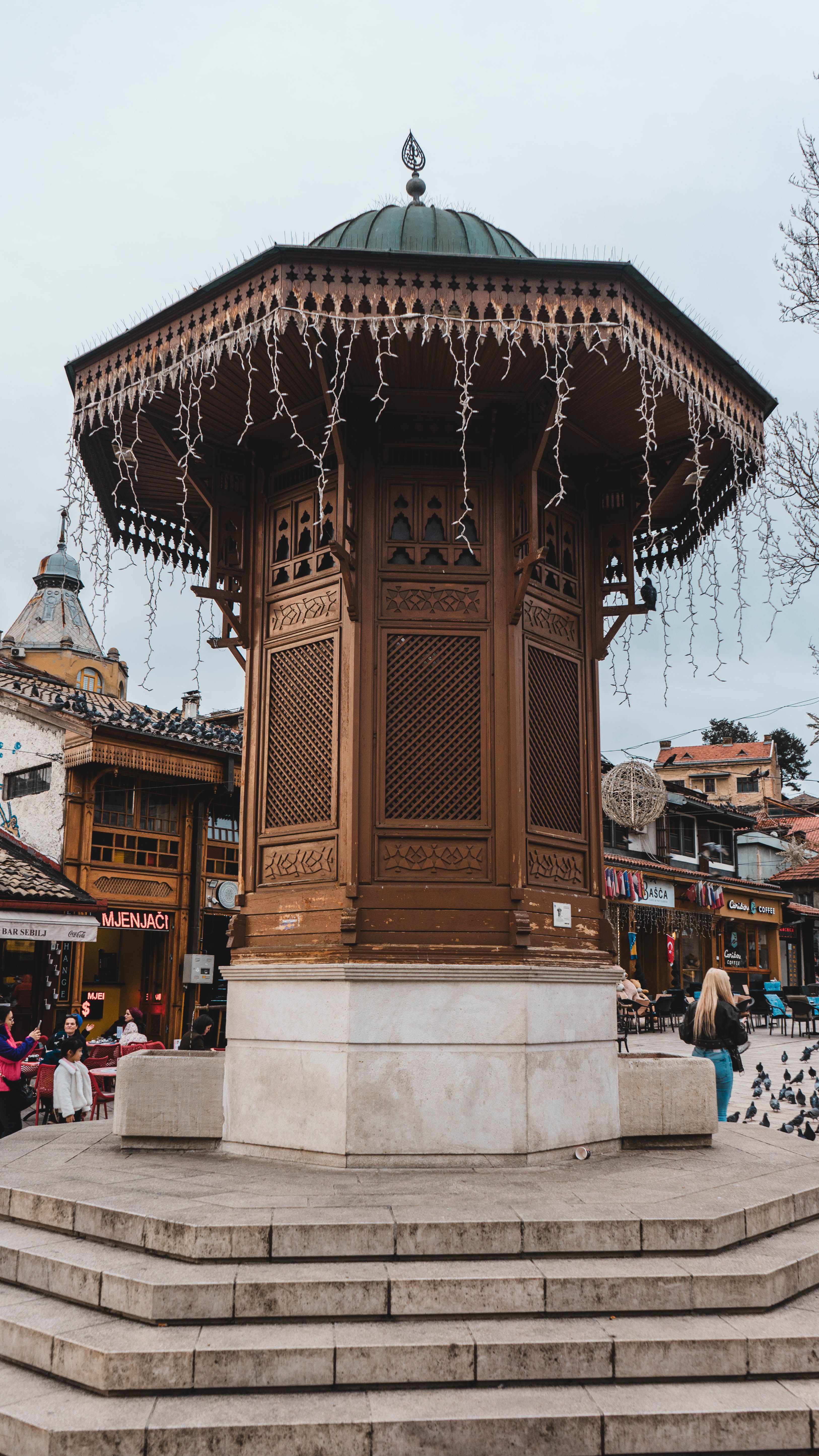 Sebilj Fountain in Sarajevo Old Town · Free Stock Photo