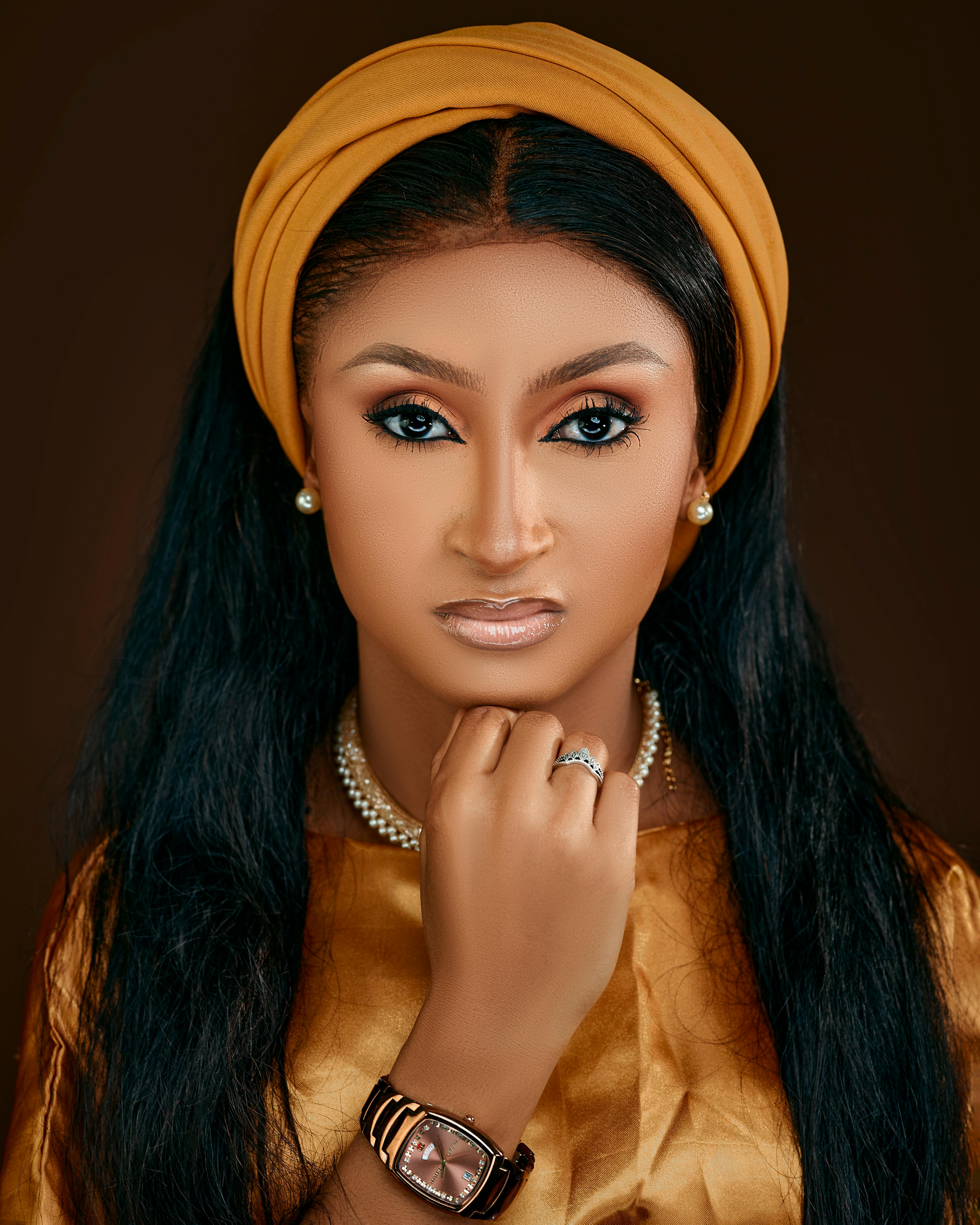 Elegant Woman with Stylish Accessories Portrait · Free Stock Photo