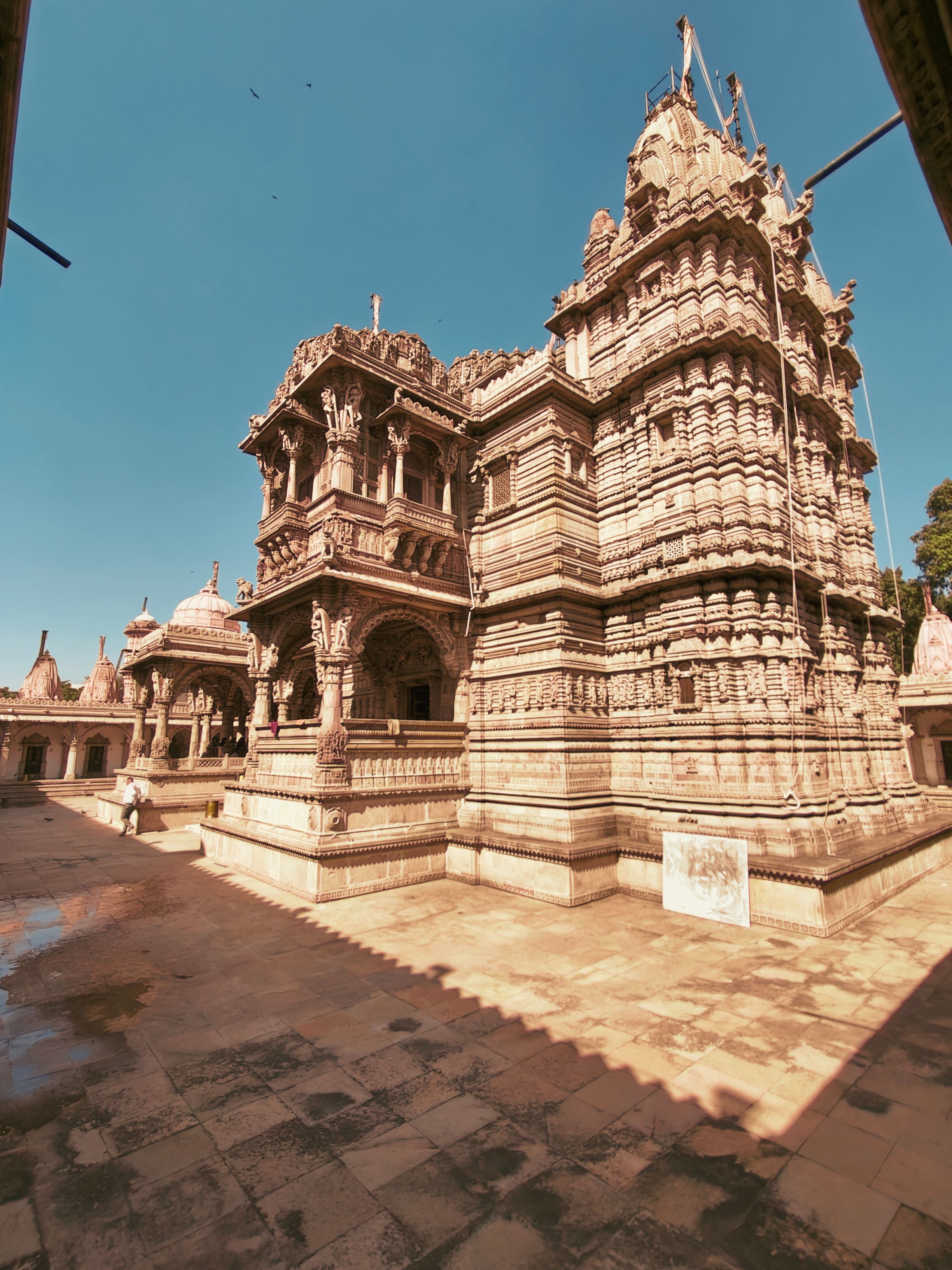 Ancient Indian Temple with Intricate Stone Carvings · Free Stock Photo