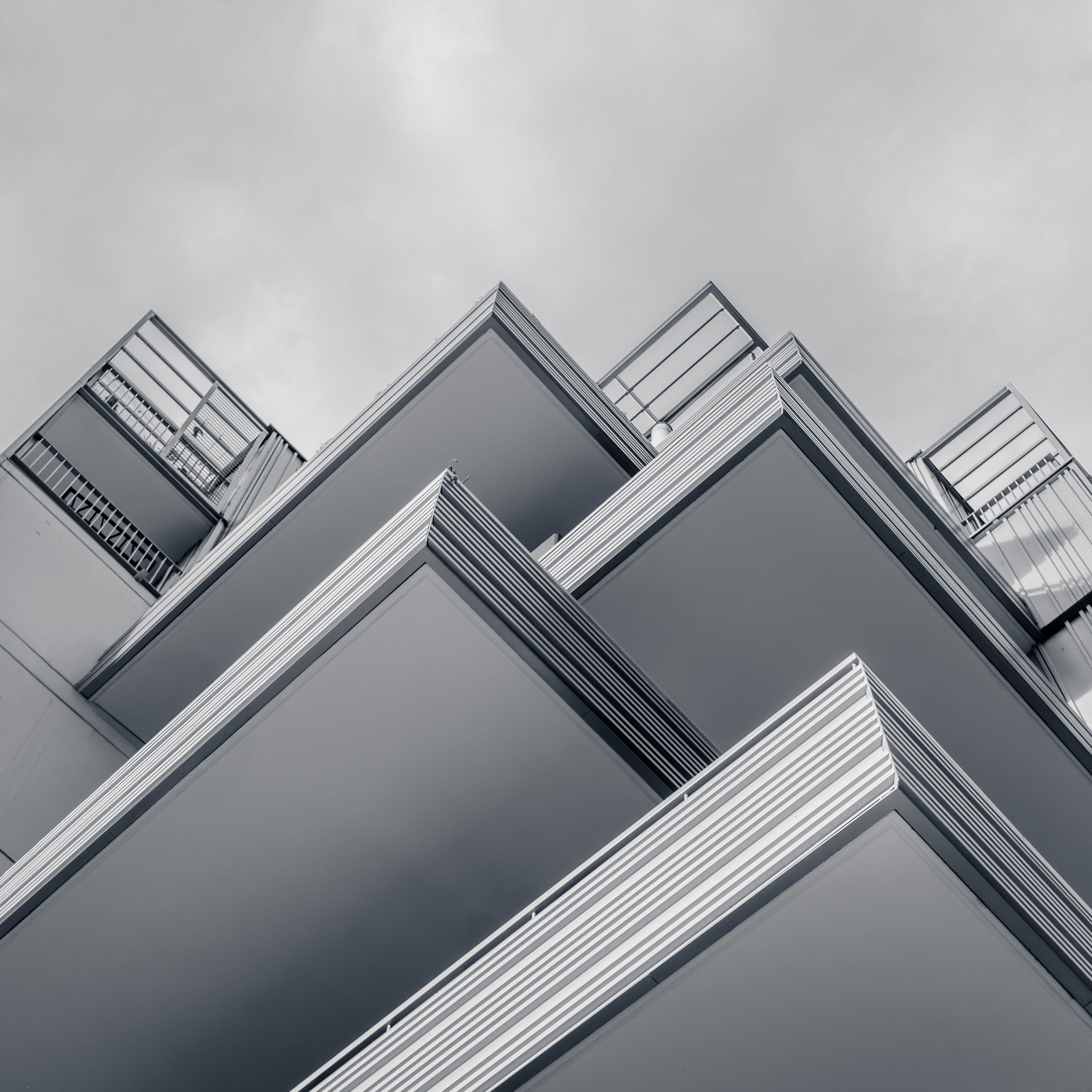 Modern Architectural Perspective in Montpellier · Free Stock Photo