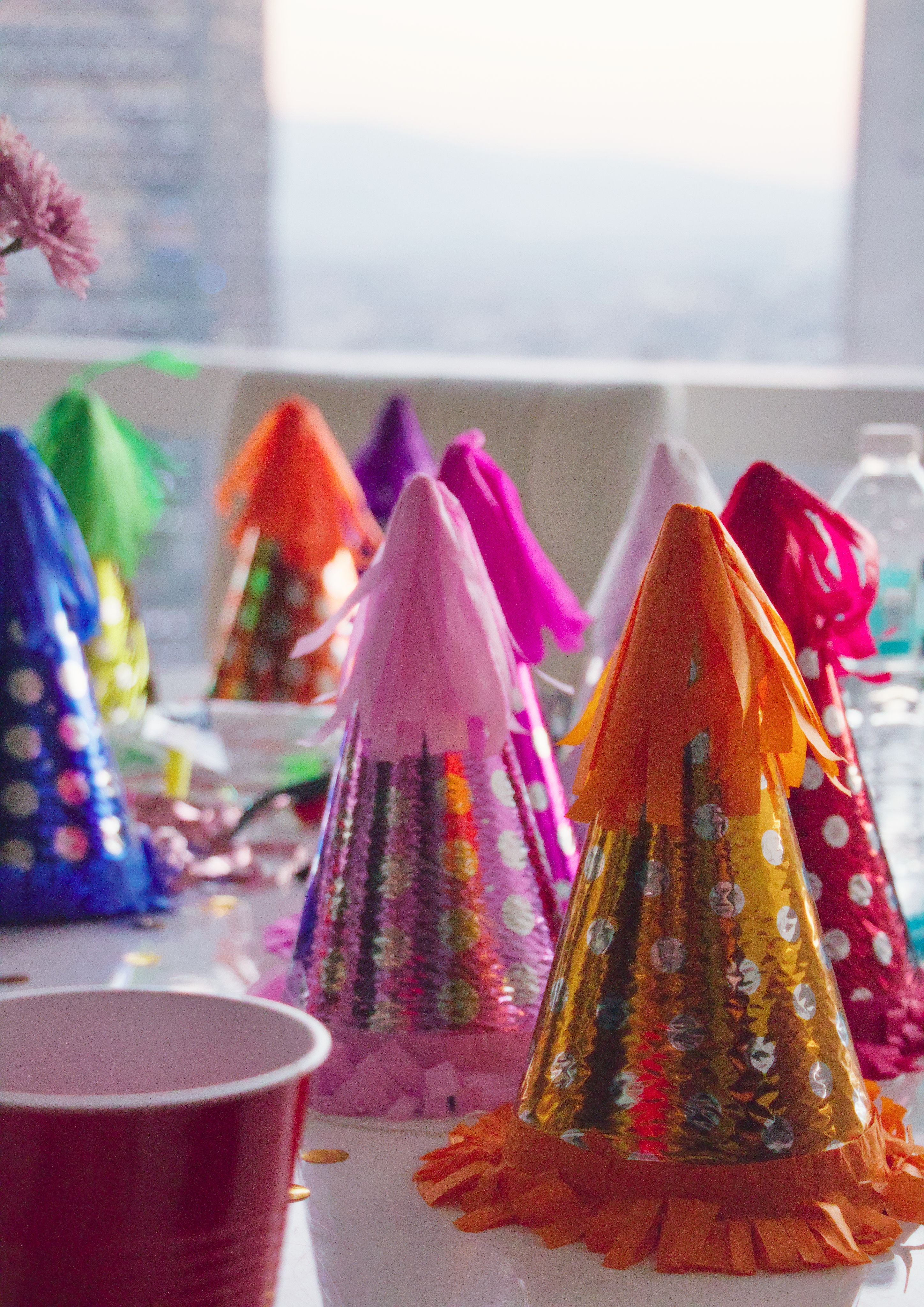 Colorful Party Hats on a Festive Table · Free Stock Photo