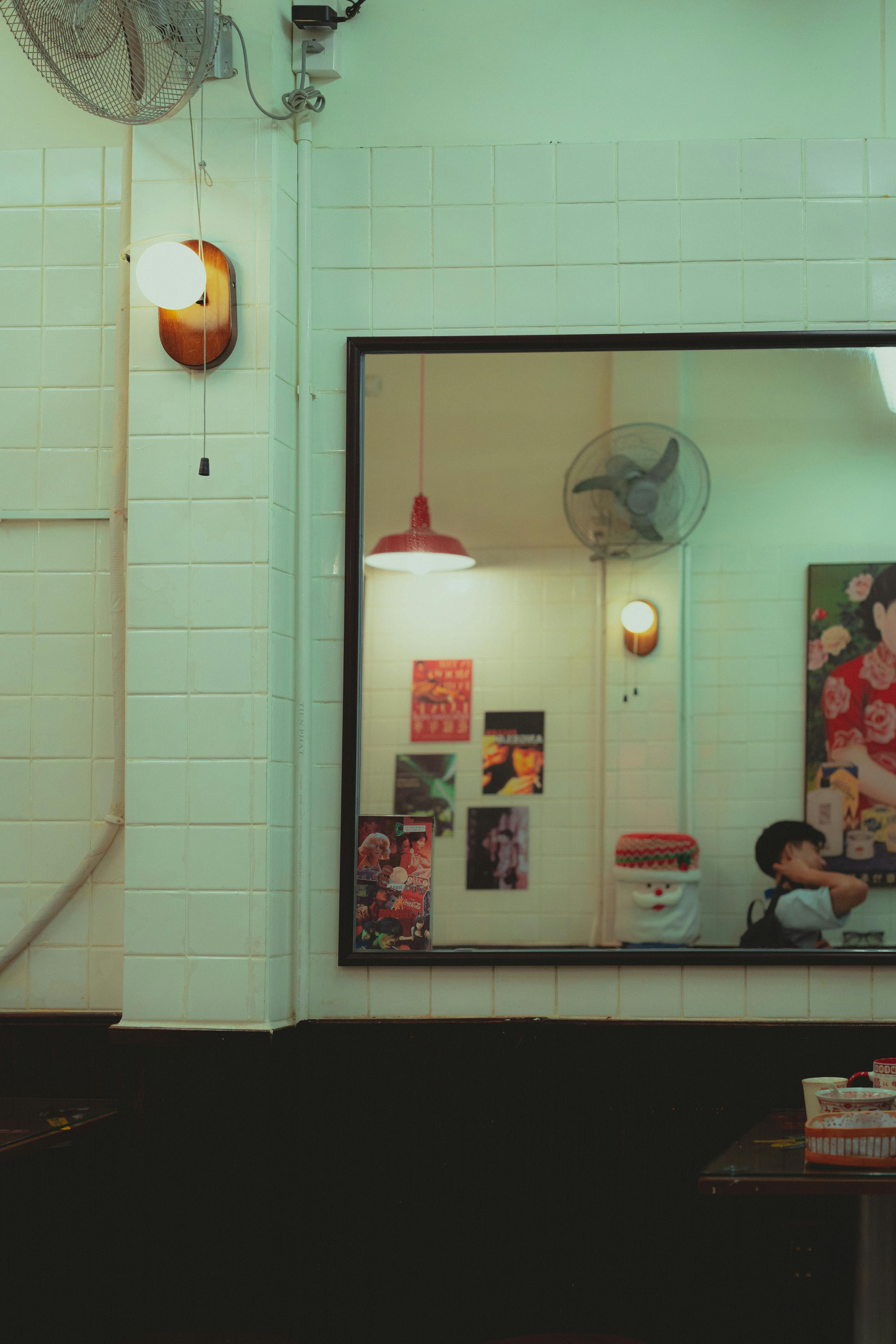 Cozy Interior Reflection in Ho Chi Minh City Cafe · Free Stock Photo