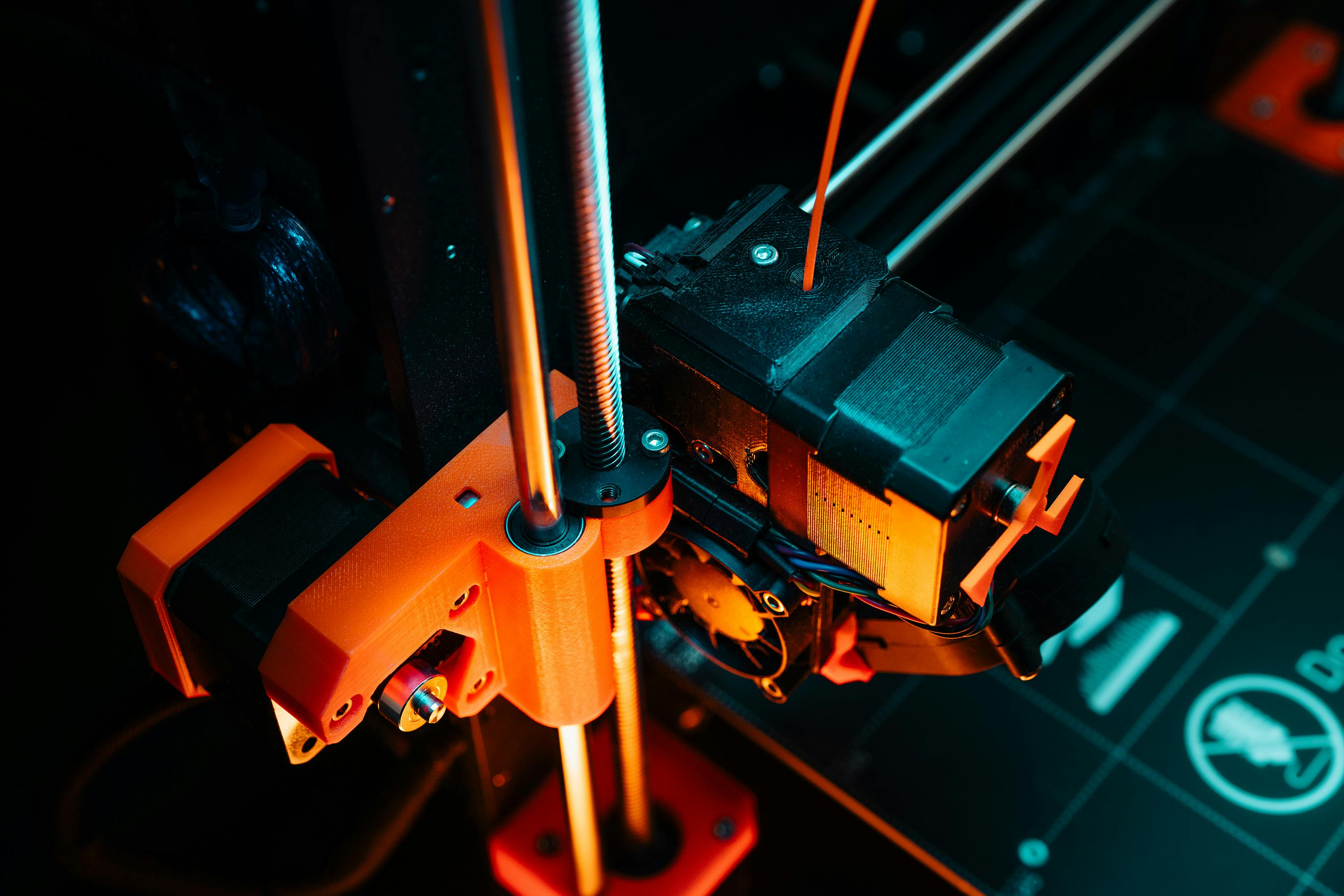 Close-up of a 3D Printer in Action · Free Stock Photo
