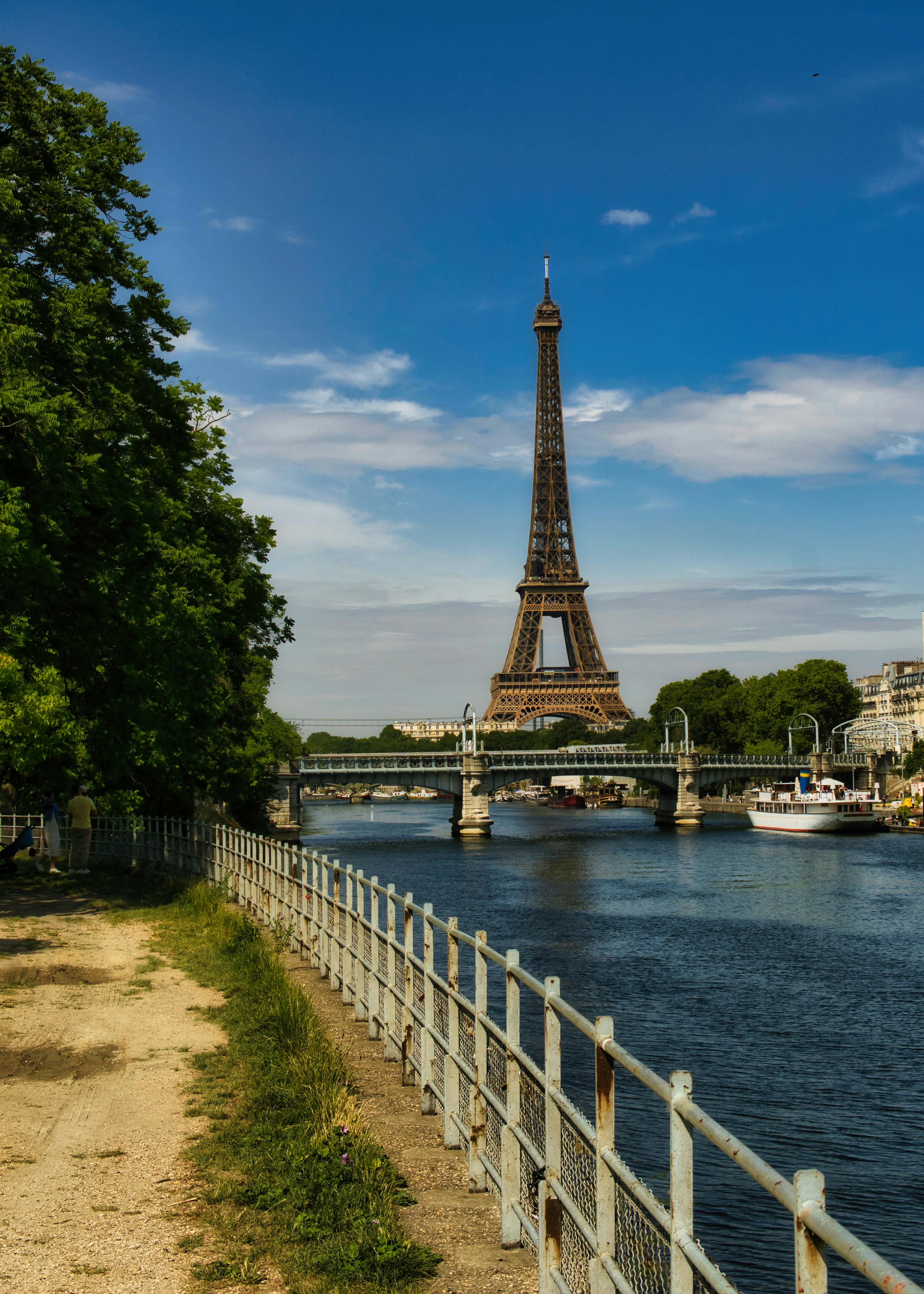 Eiffel Tower View from Seine River in Paris · Free Stock Photo