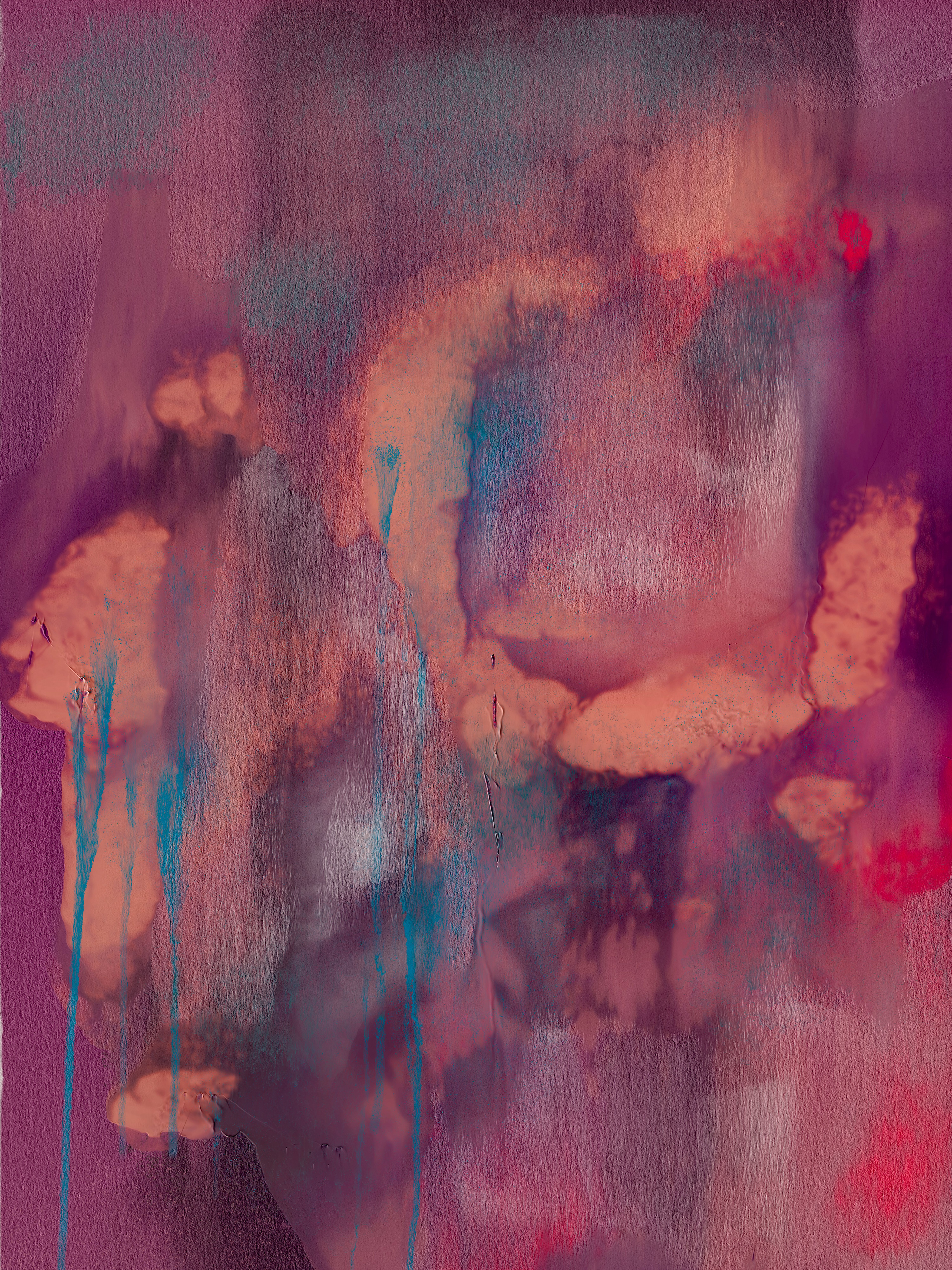 Colorful Abstract Expressionist Painting with Warm Hues · Free Stock Photo