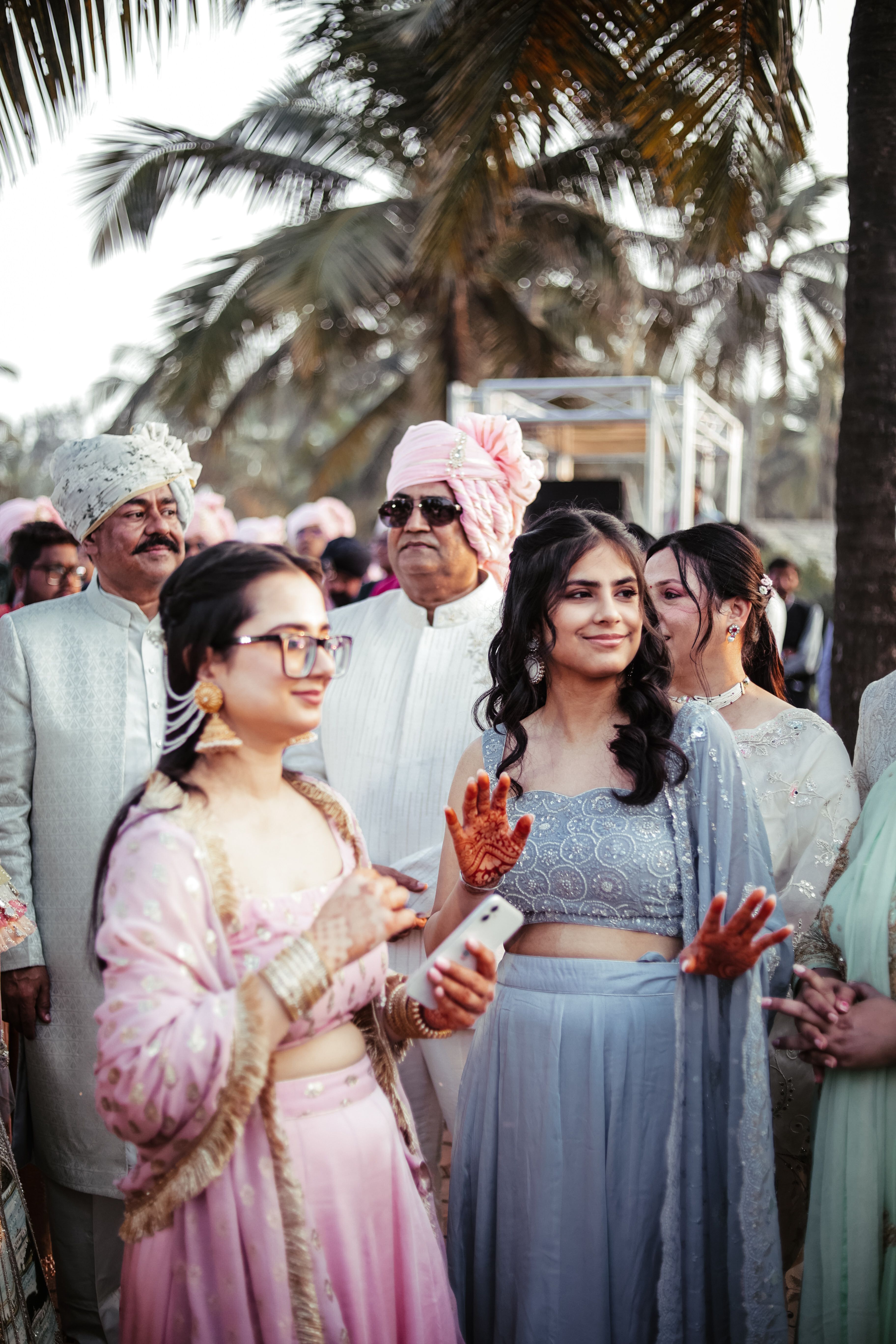 Festive Indian Wedding Celebration Outdoors · Free Stock Photo