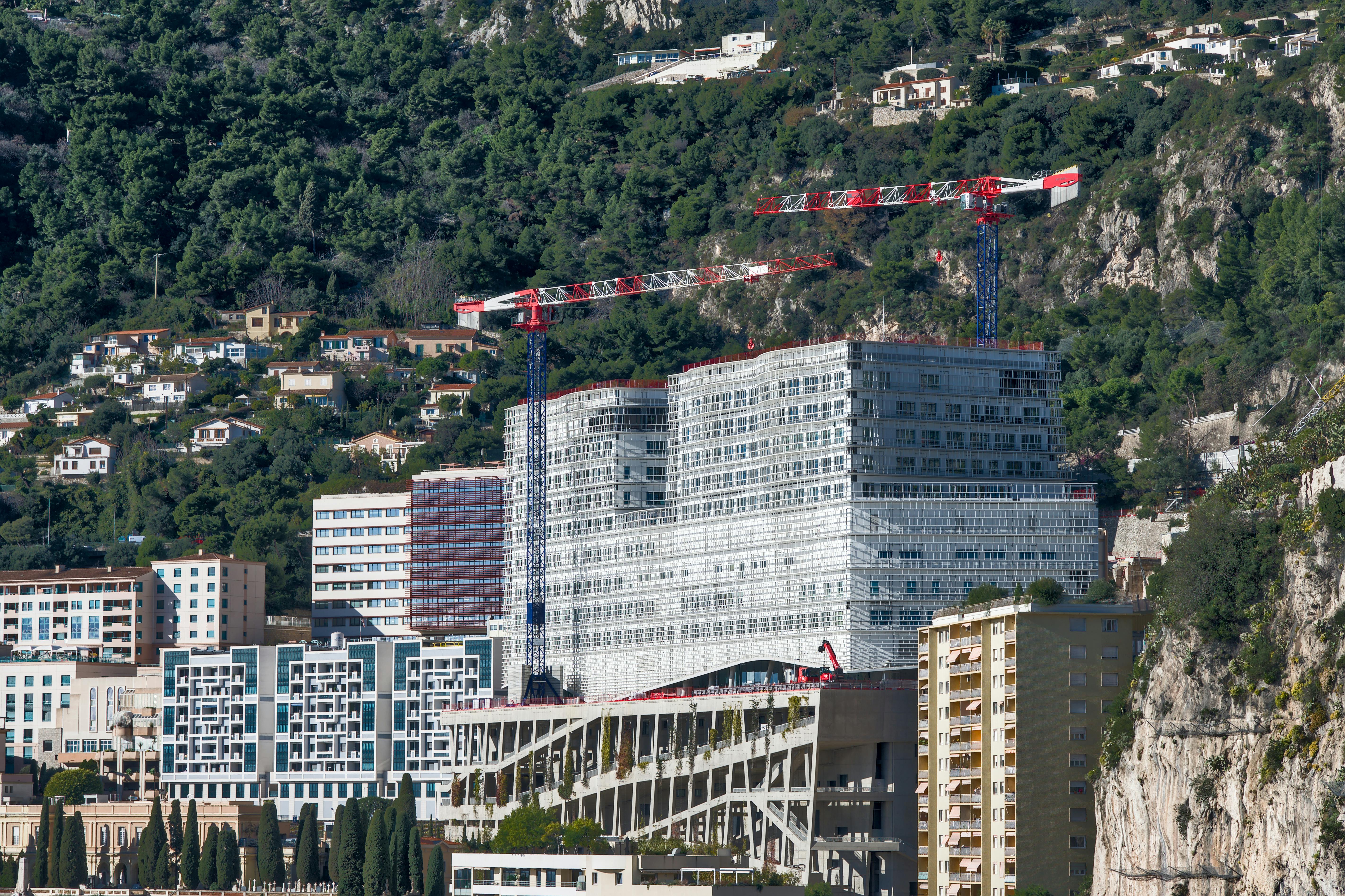 Modern Urban Construction in Monaco · Free Stock Photo