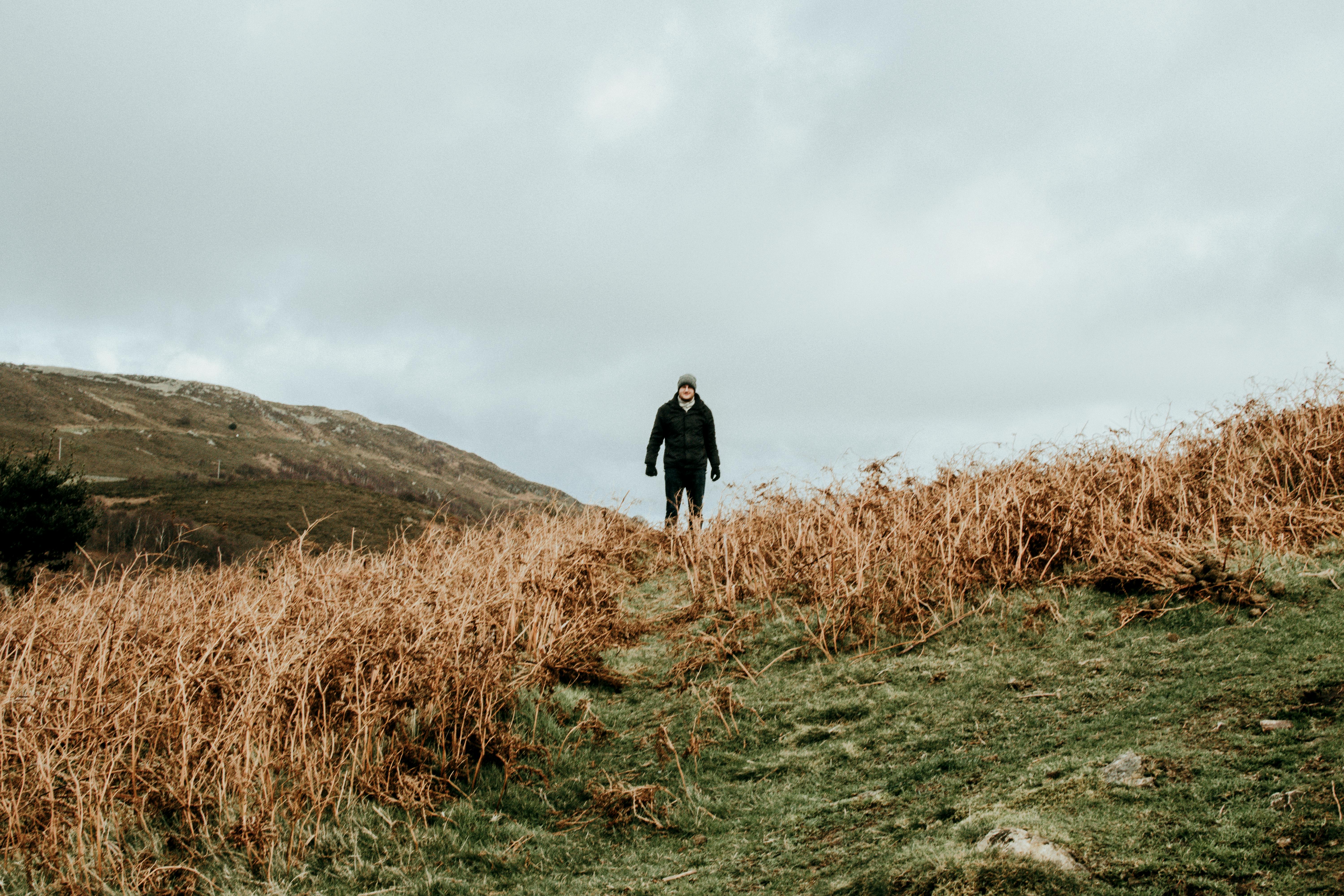 Person Standing on Field · Free Stock Photo