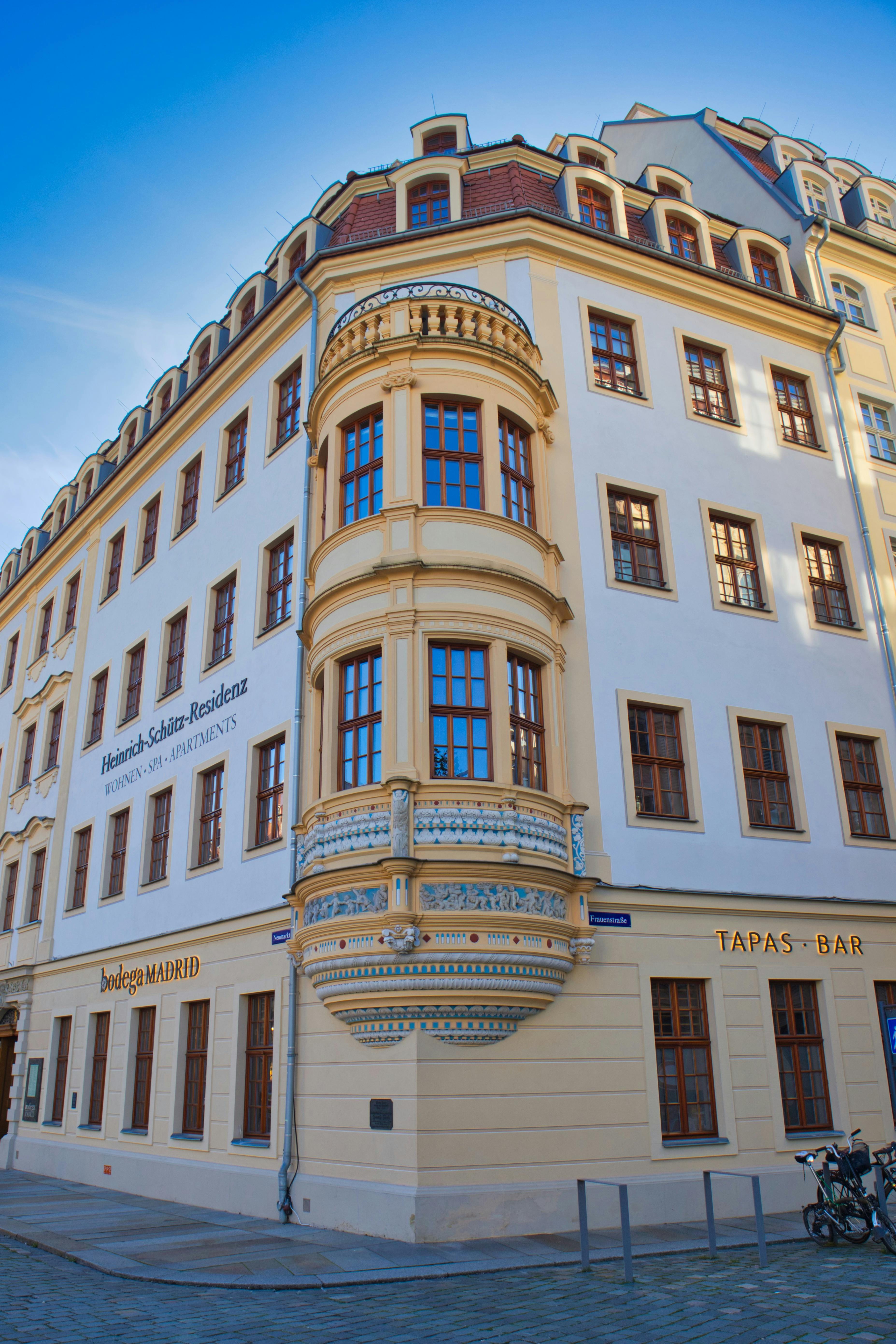 Classic Dresden Architecture Corner Building · Free Stock Photo