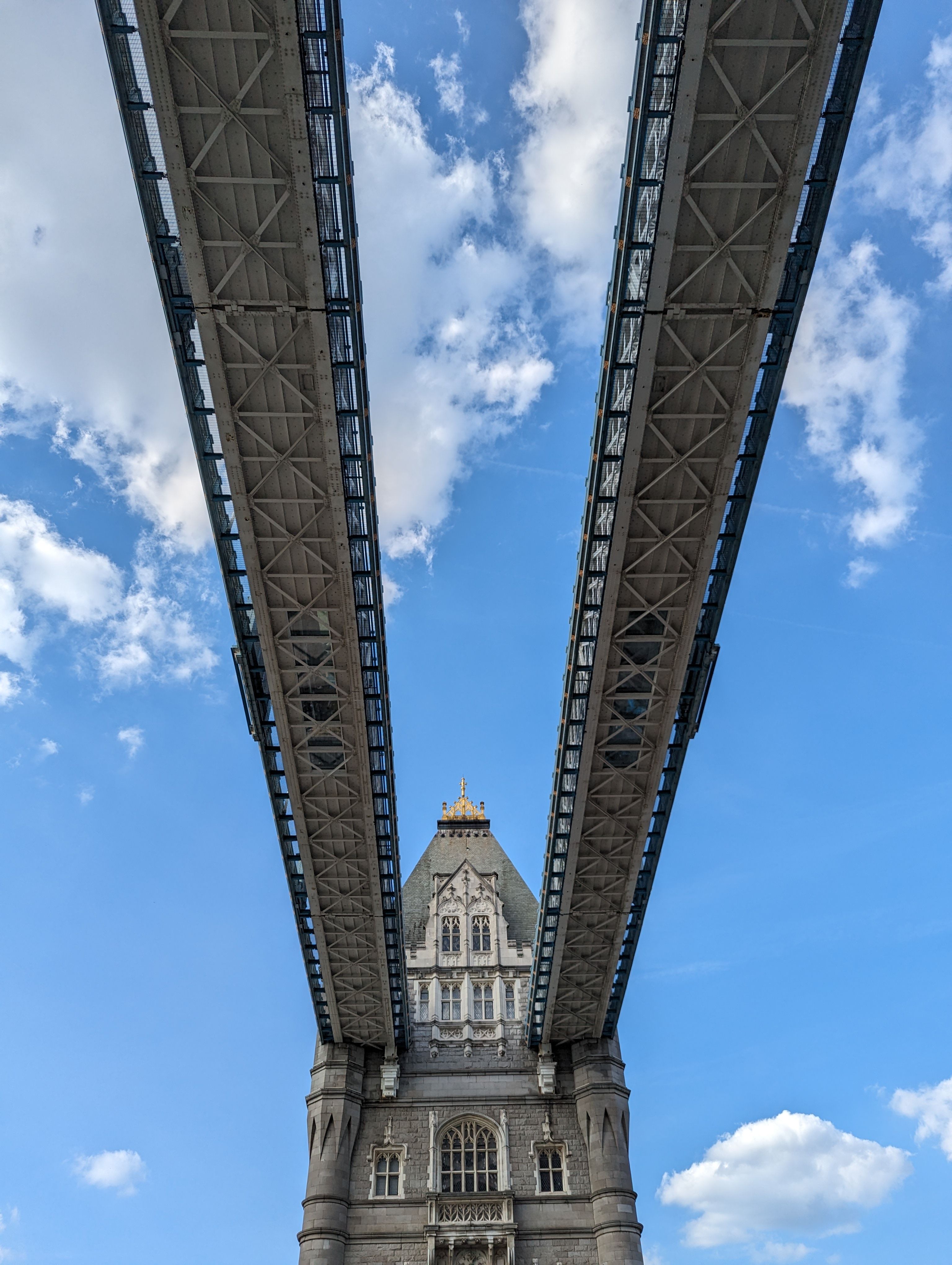Unique Underneath View of Tower Bridge in London · Free Stock Photo
