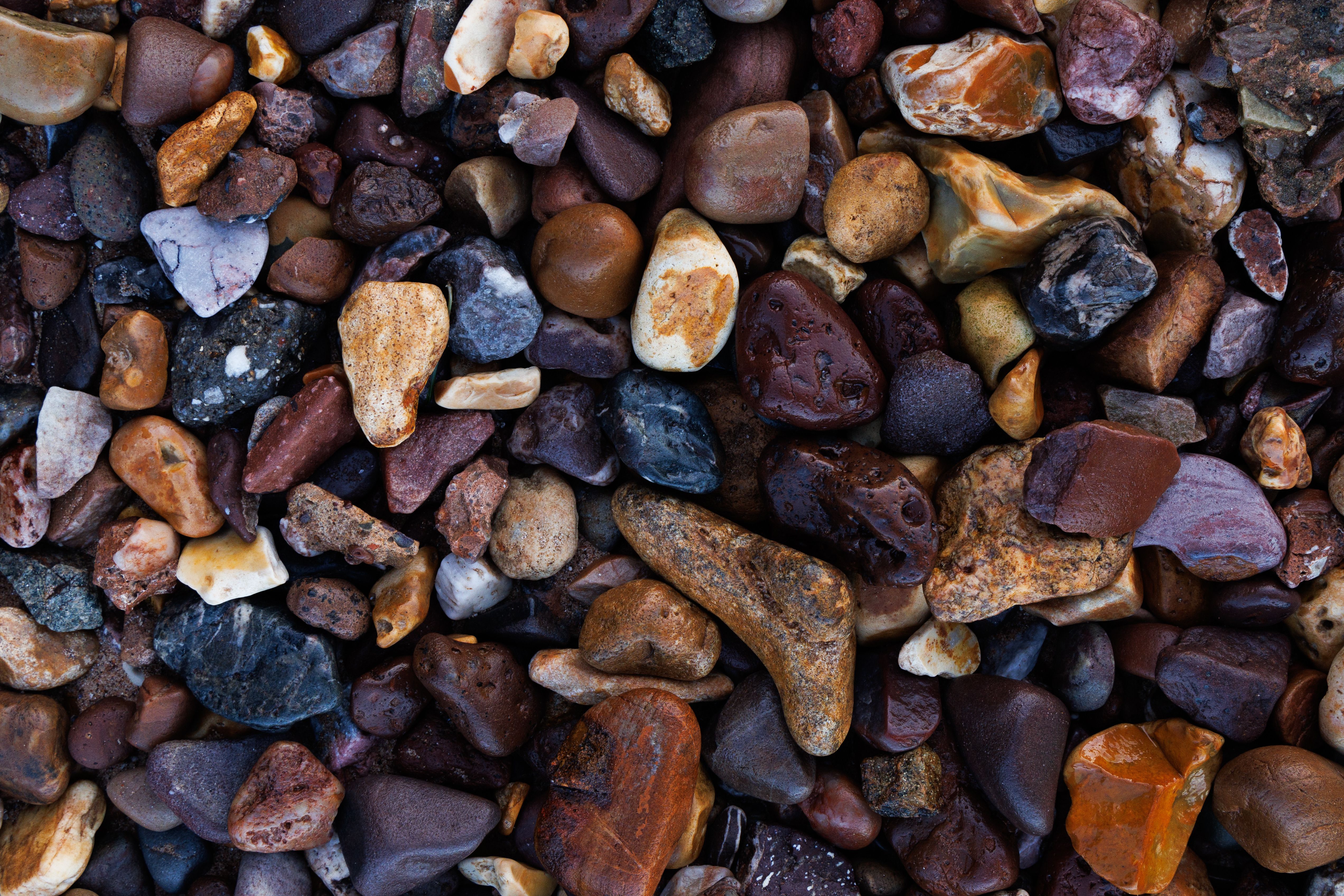 Colorful Natural River Rocks Collection · Free Stock Photo