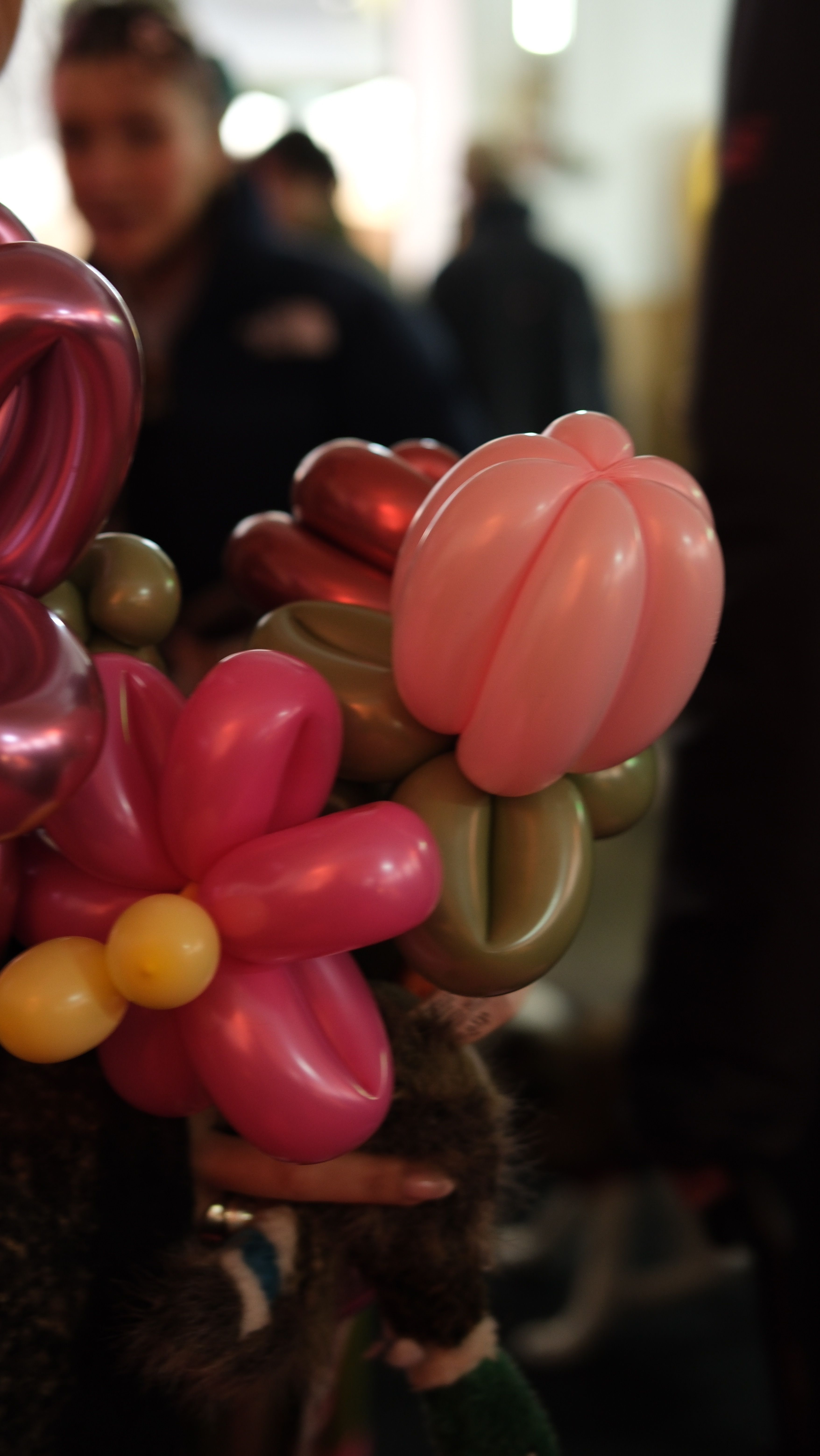 Colorful Balloon Flowers at Indoor Event · Free Stock Photo