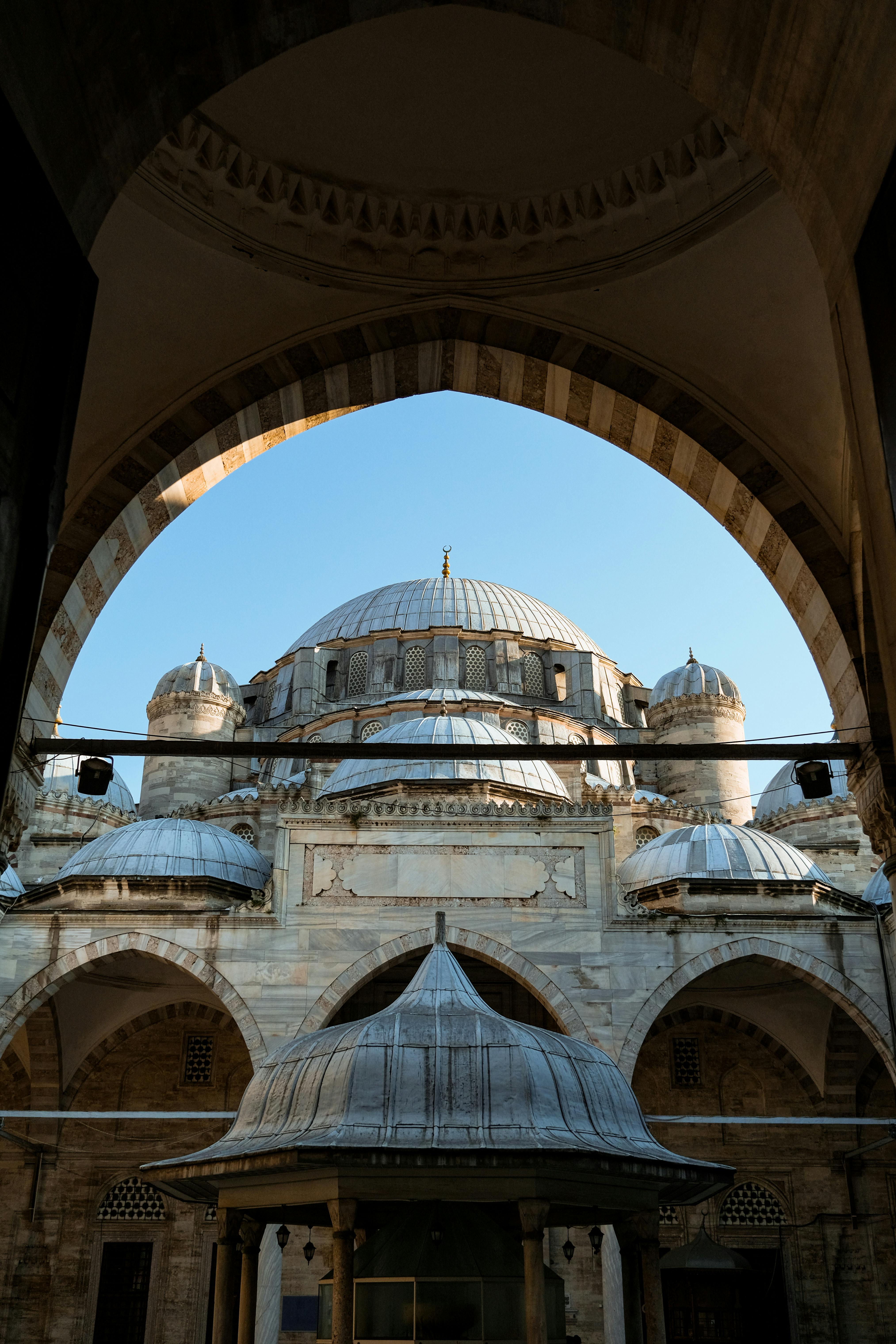 Architectural Beauty of an Ottoman Mosque Dome · Free Stock Photo