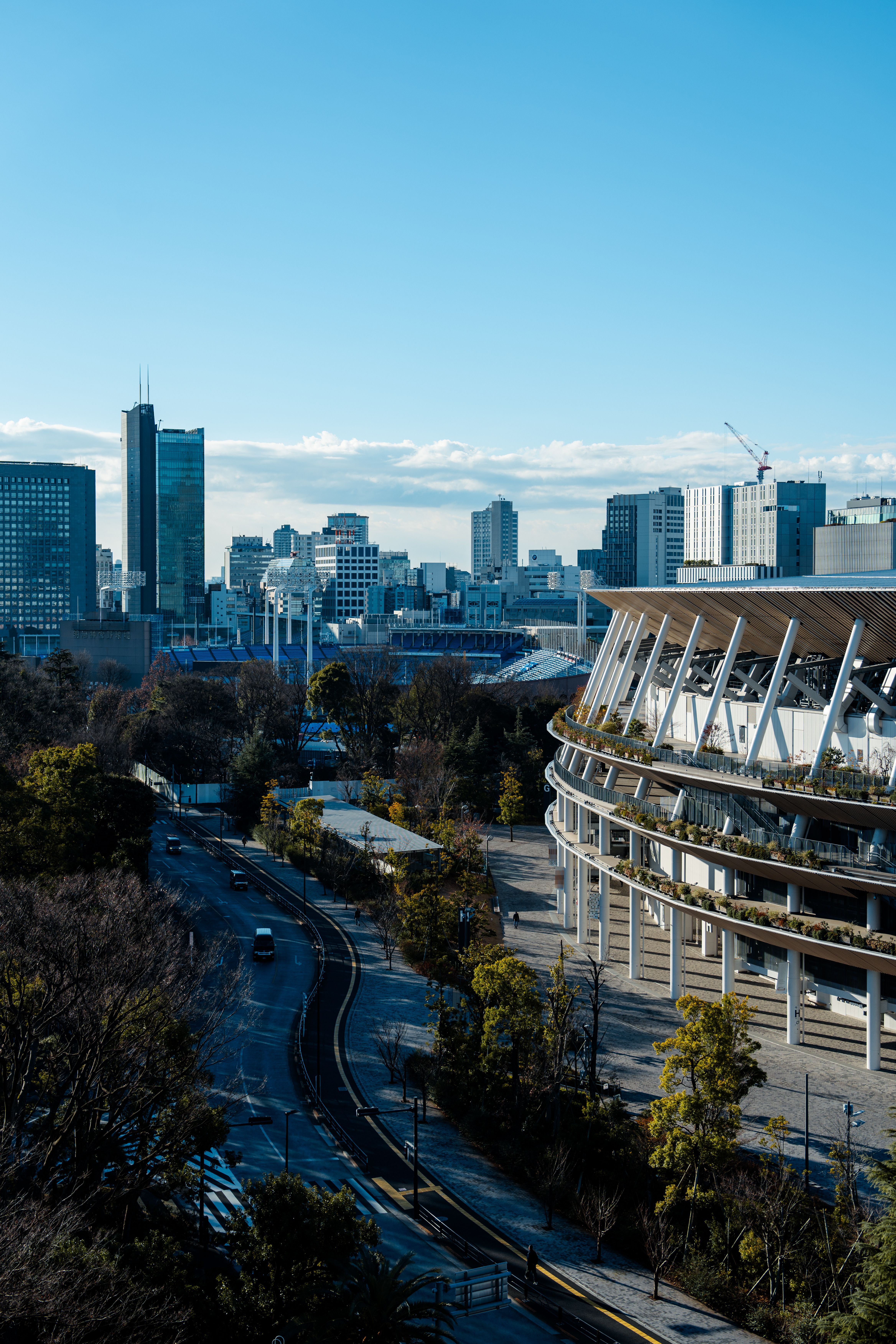 Skyline De Tokyo Avec Une Architecture Moderne à La Lumière Du Jour ...