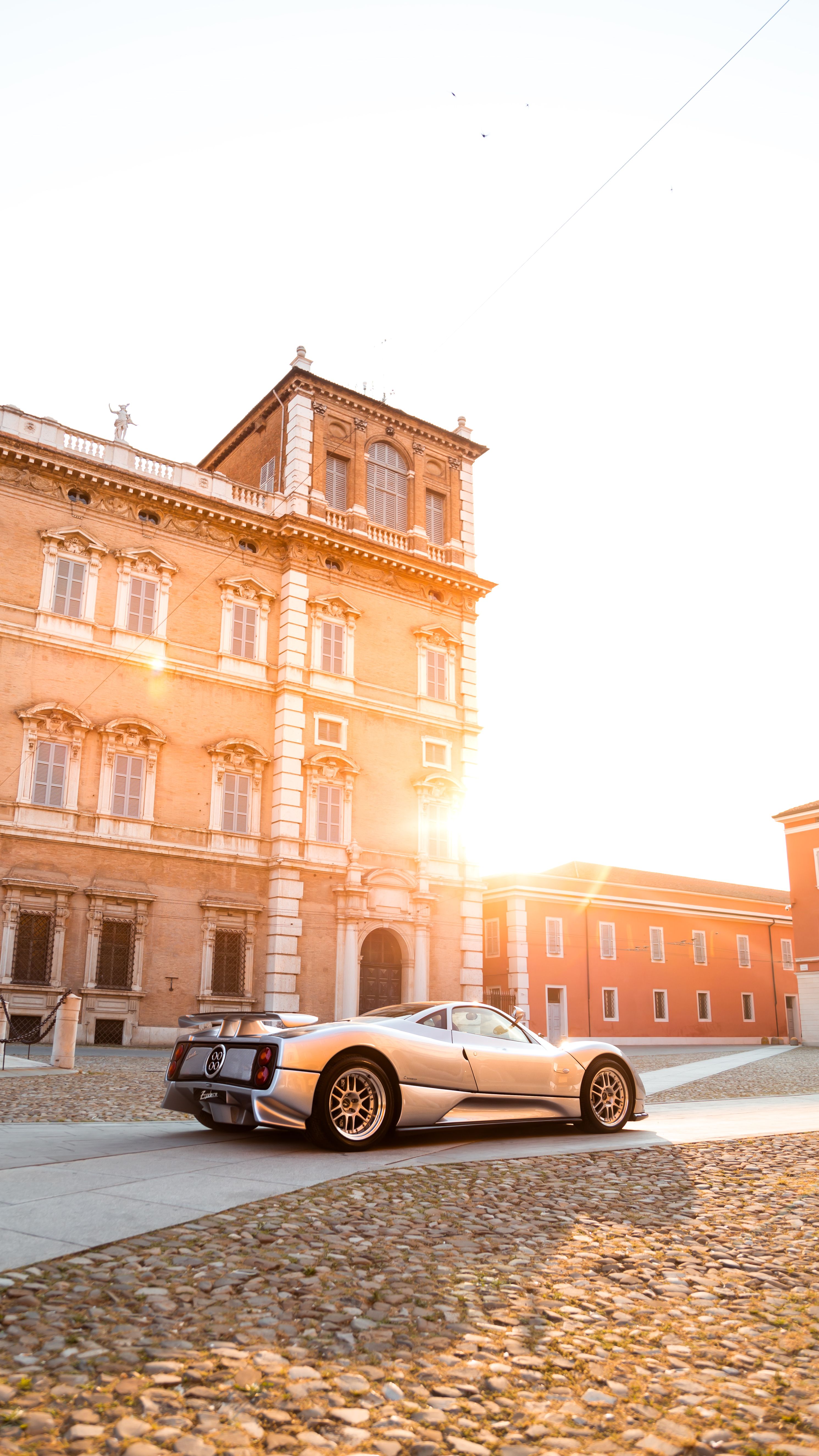 Luxury Supercar at Historic Italian Palazza · Free Stock Photo
