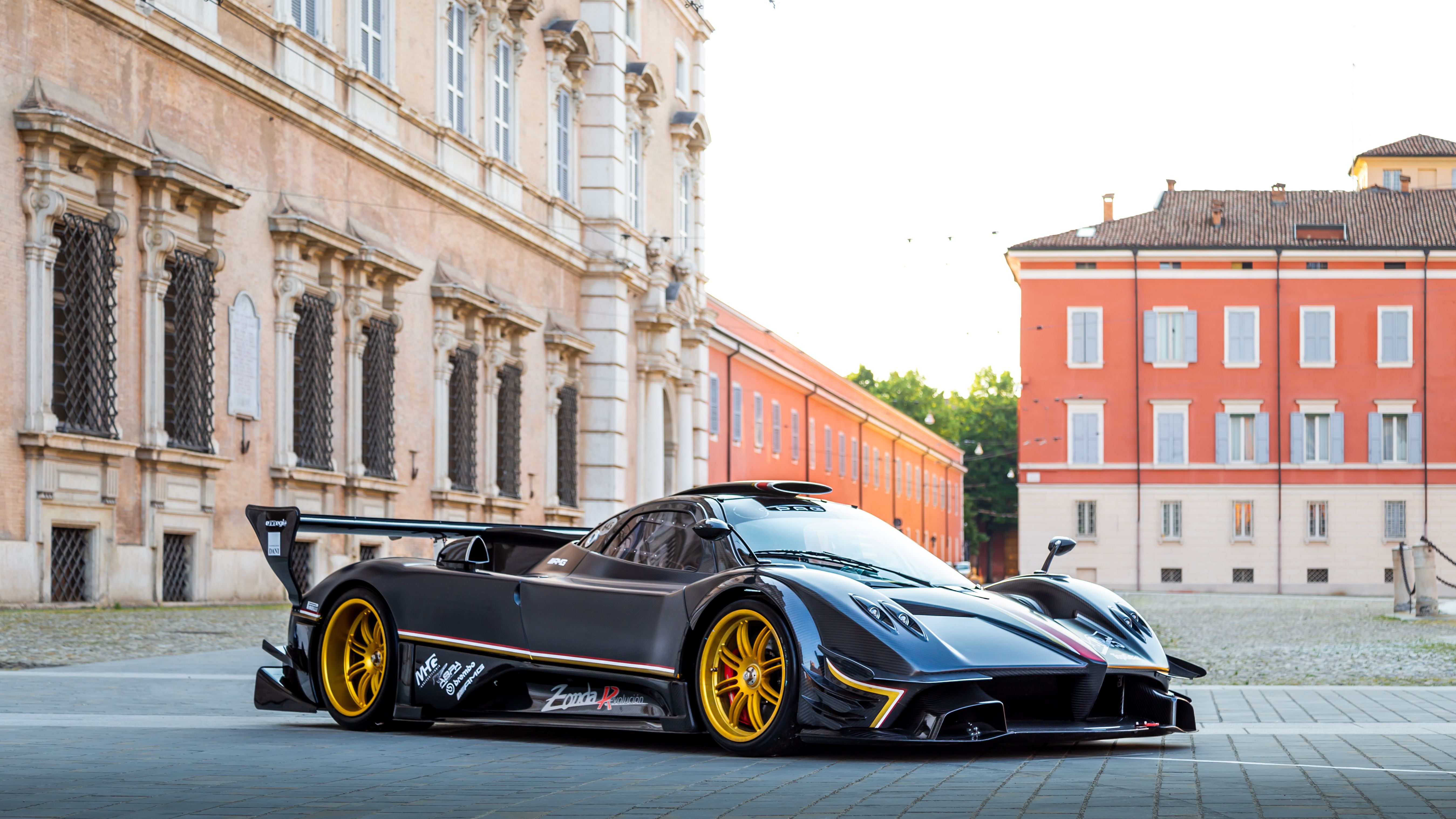 Luxury Hypercar Parked by Historical Building · Free Stock Photo