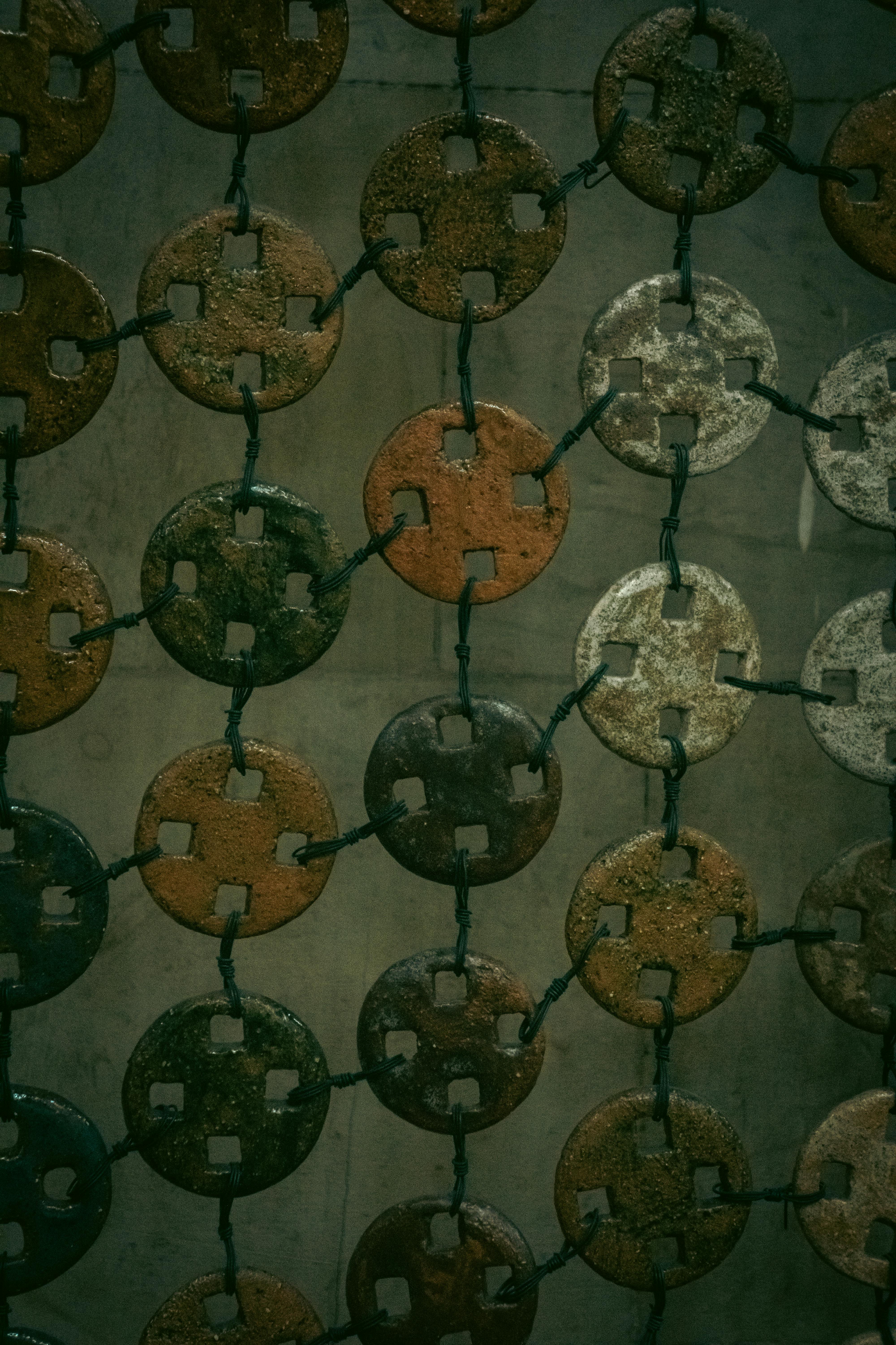 Rustic Patterned Metal Chain Link Texture · Free Stock Photo