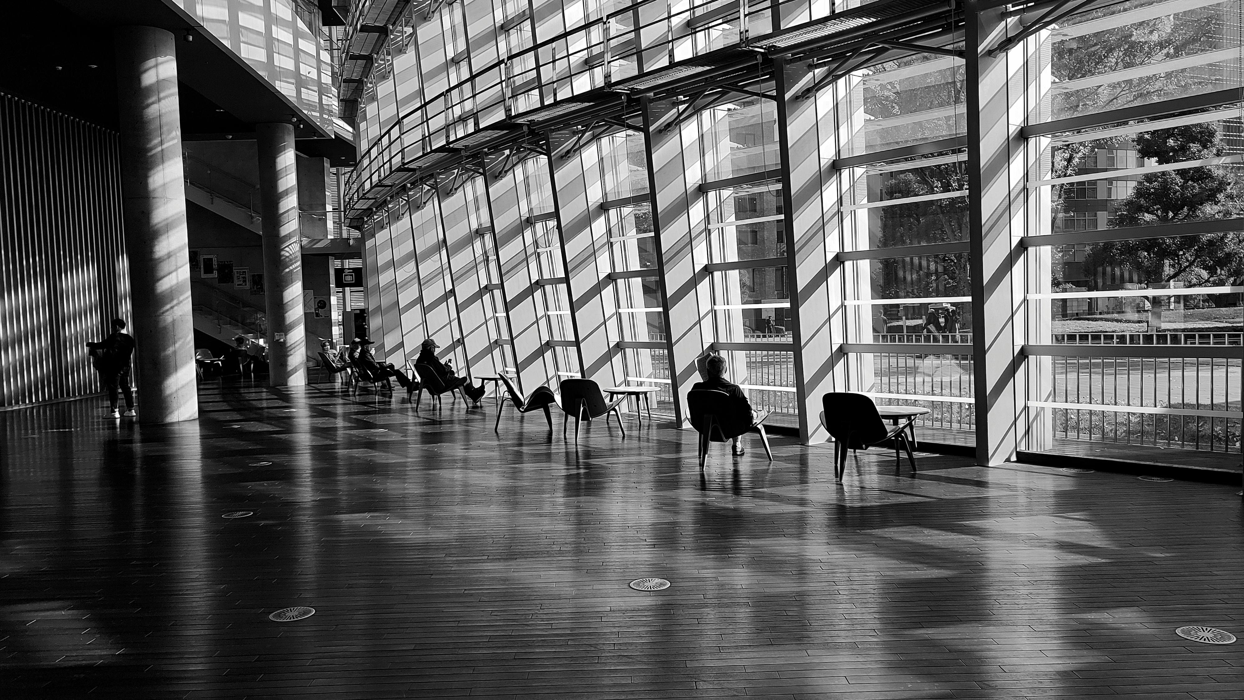 Modern Glass Building Interior in Tokyo · Free Stock Photo