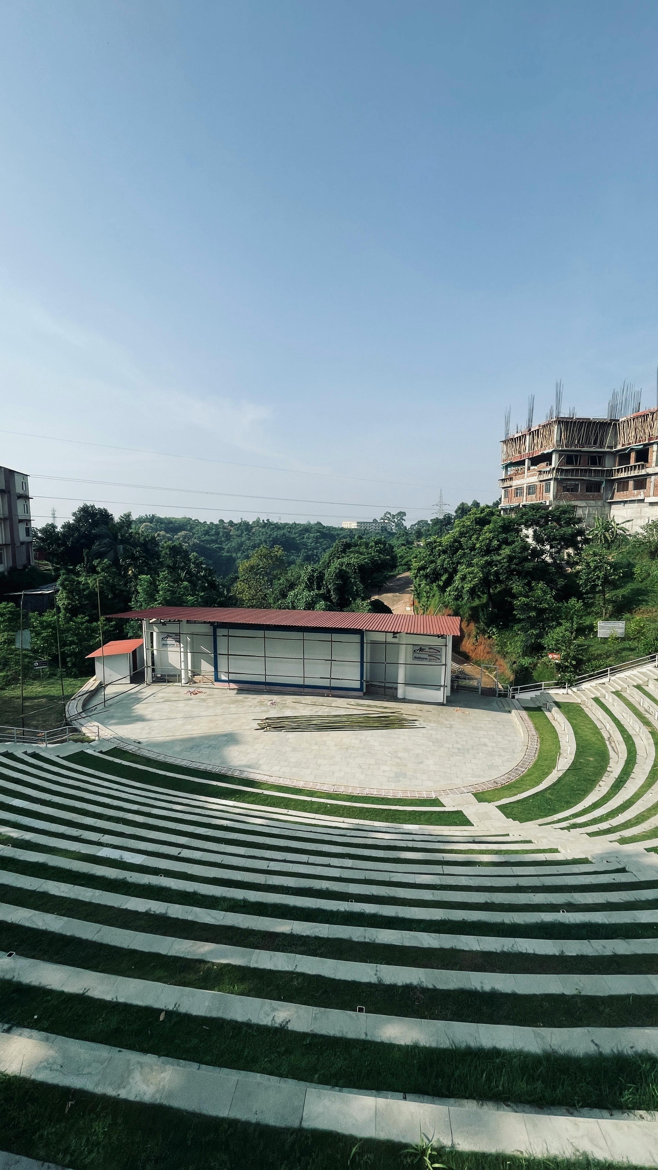 Outdoor Amphitheater in Lush Green Surroundings · Free Stock Photo