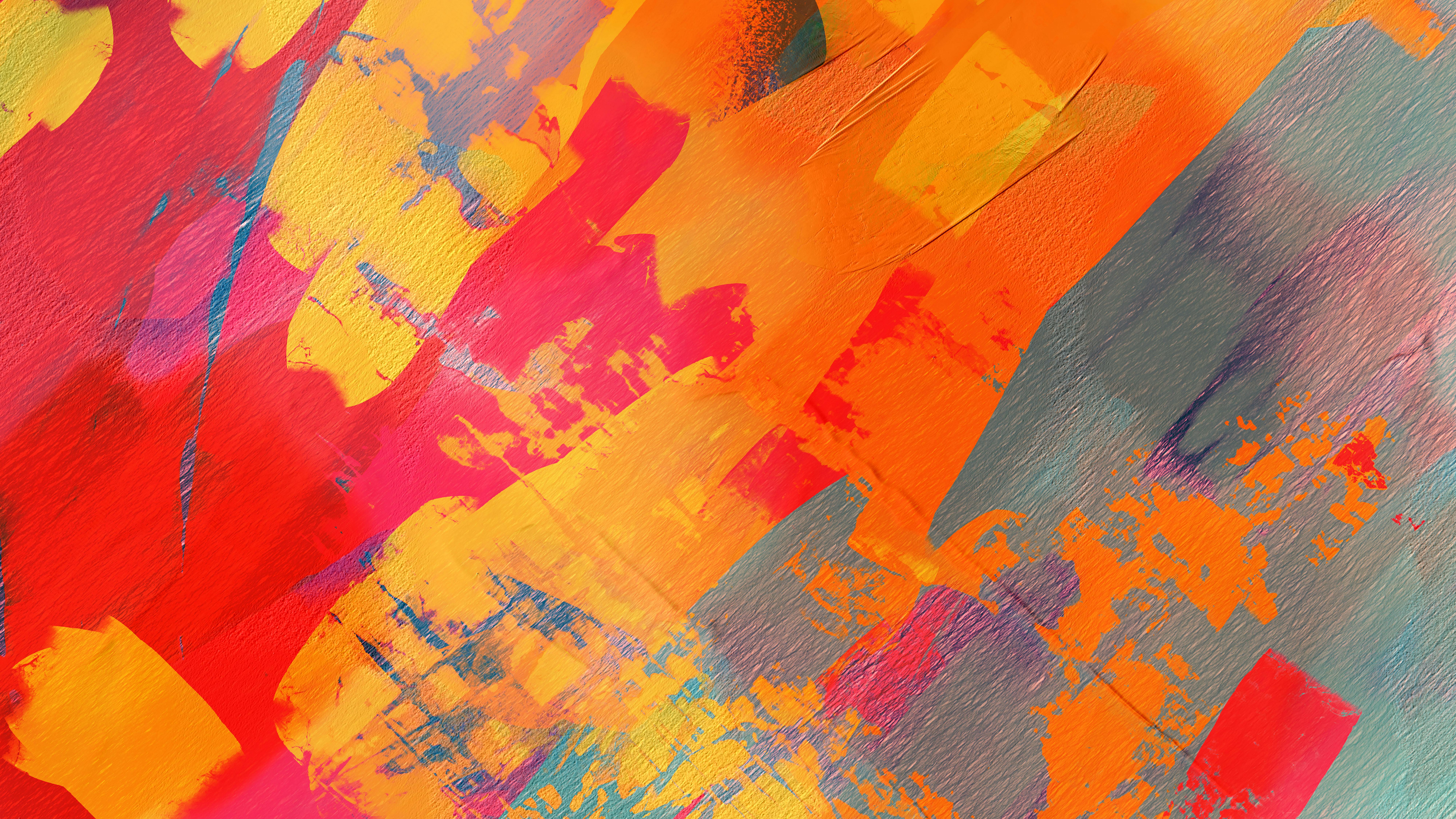 Vibrant Abstract Expressionism with Bold Colors · Free Stock Photo