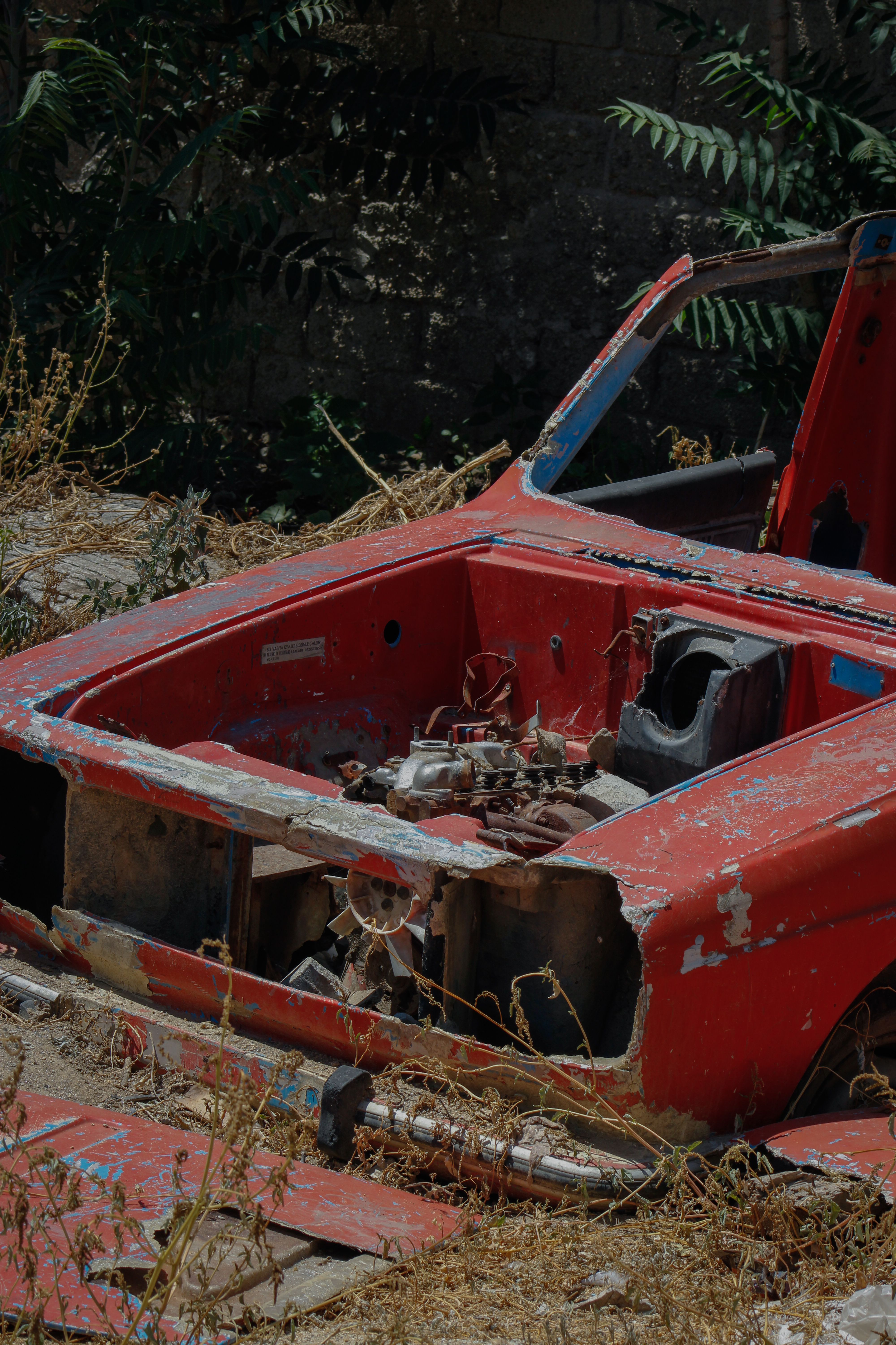 Red Car Destroyed Photos, Download The BEST Free Red Car Destroyed ...