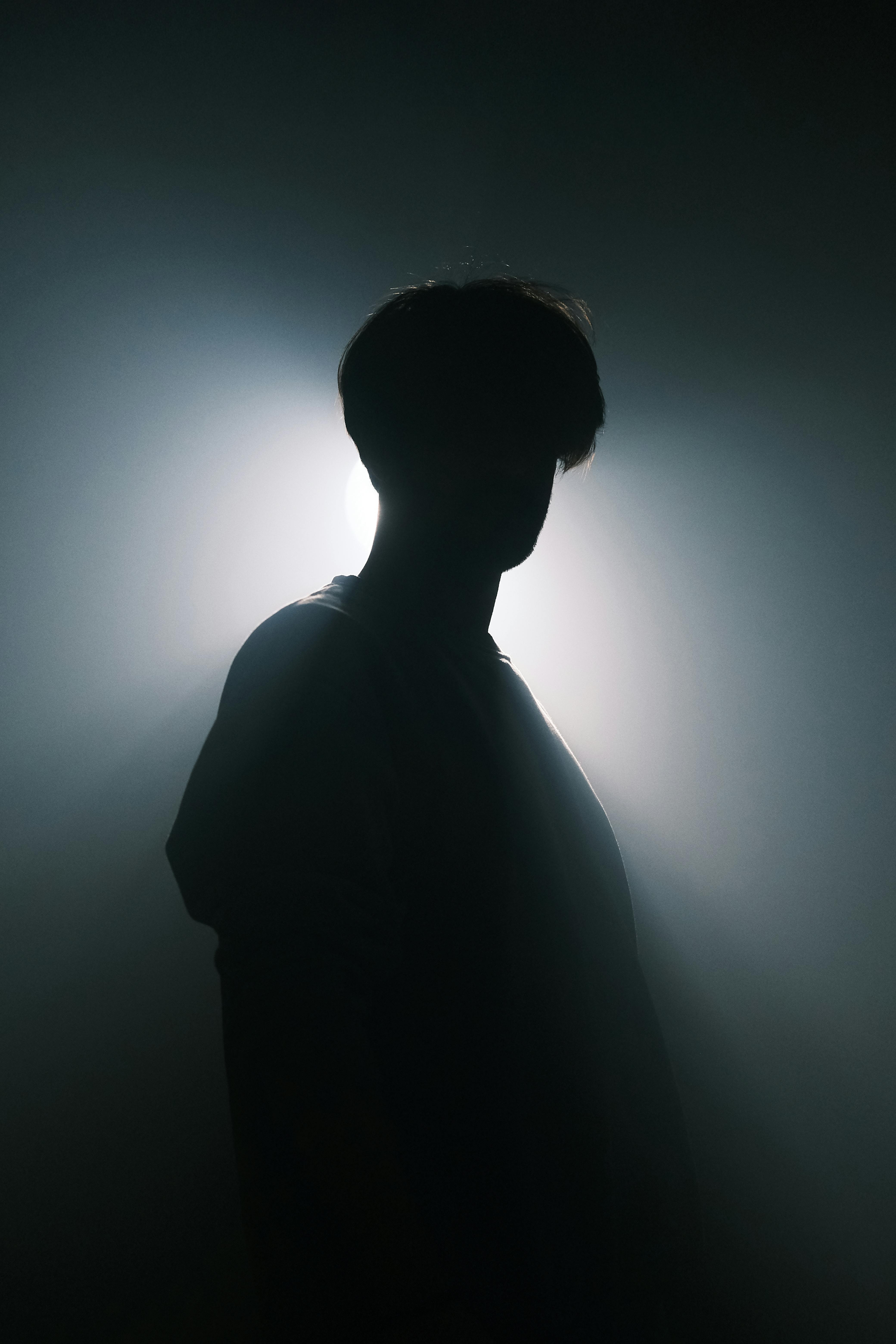 Mysterious Silhouette with Dramatic Backlighting · Free Stock Photo