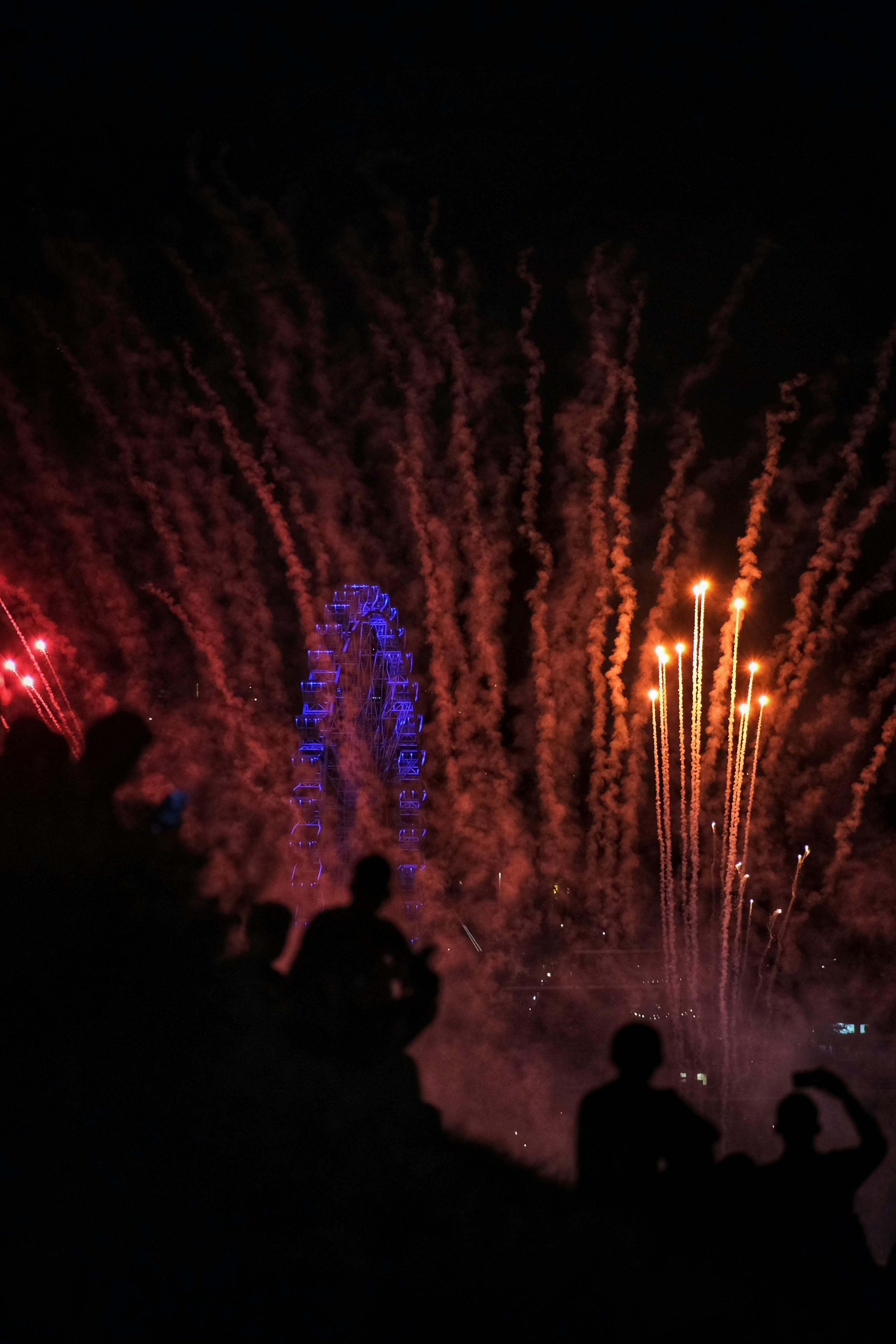 Fireworks Birds Eye View Photos, Download The BEST Free Fireworks Birds ...